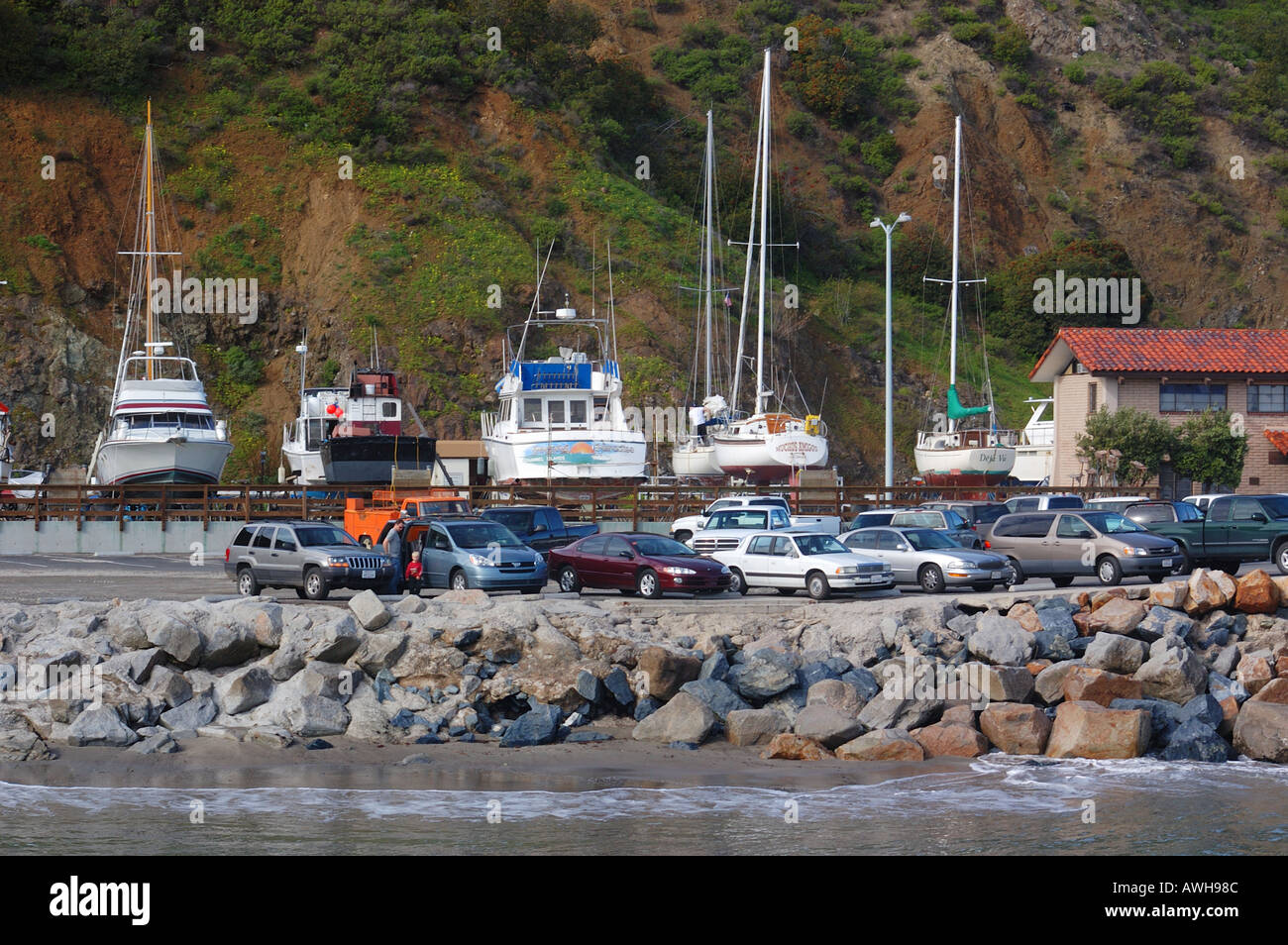 Port San Luis California Stock Photo - Alamy