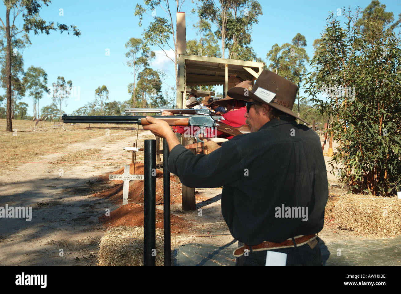 Shooters at western shooting club dsc 2829 Stock Photo - Alamy