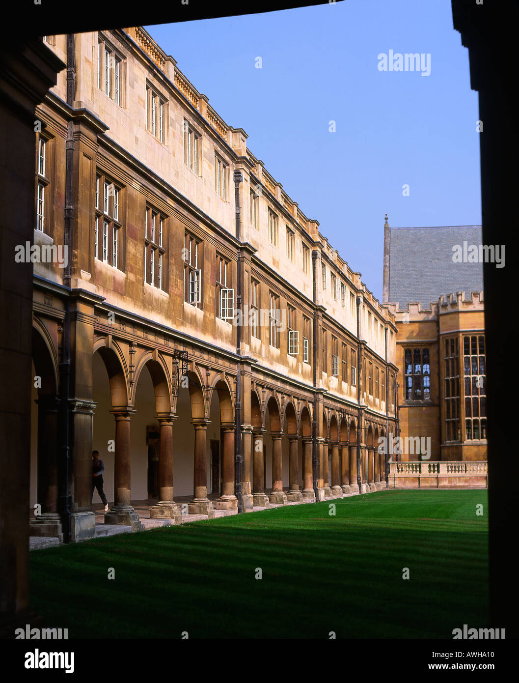 Quadrangle at Trinity College Cambridge England Stock Photo - Alamy