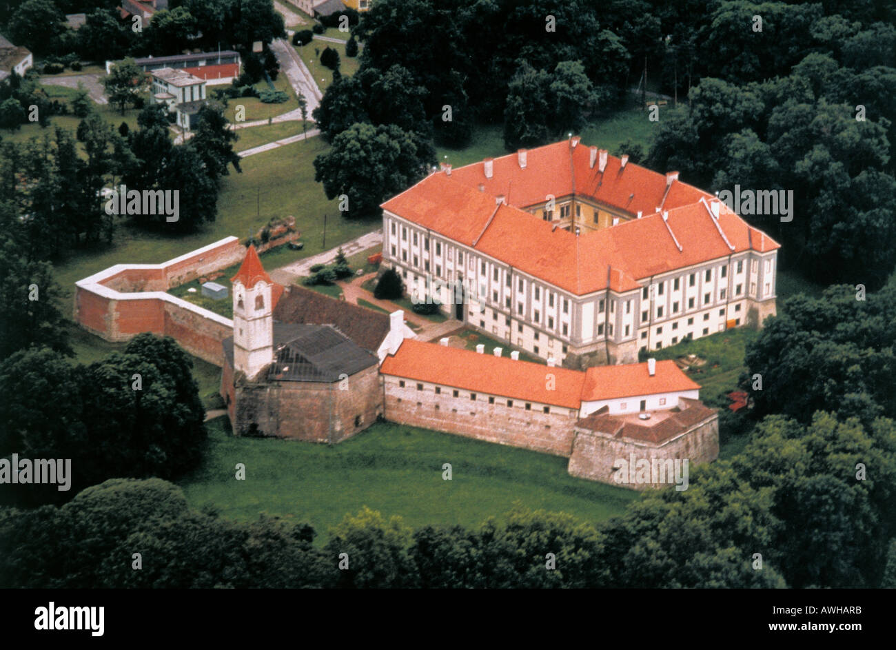Croatia, Slovonia, Northern Counties, Cakovec, Renaissance Old Castle ...