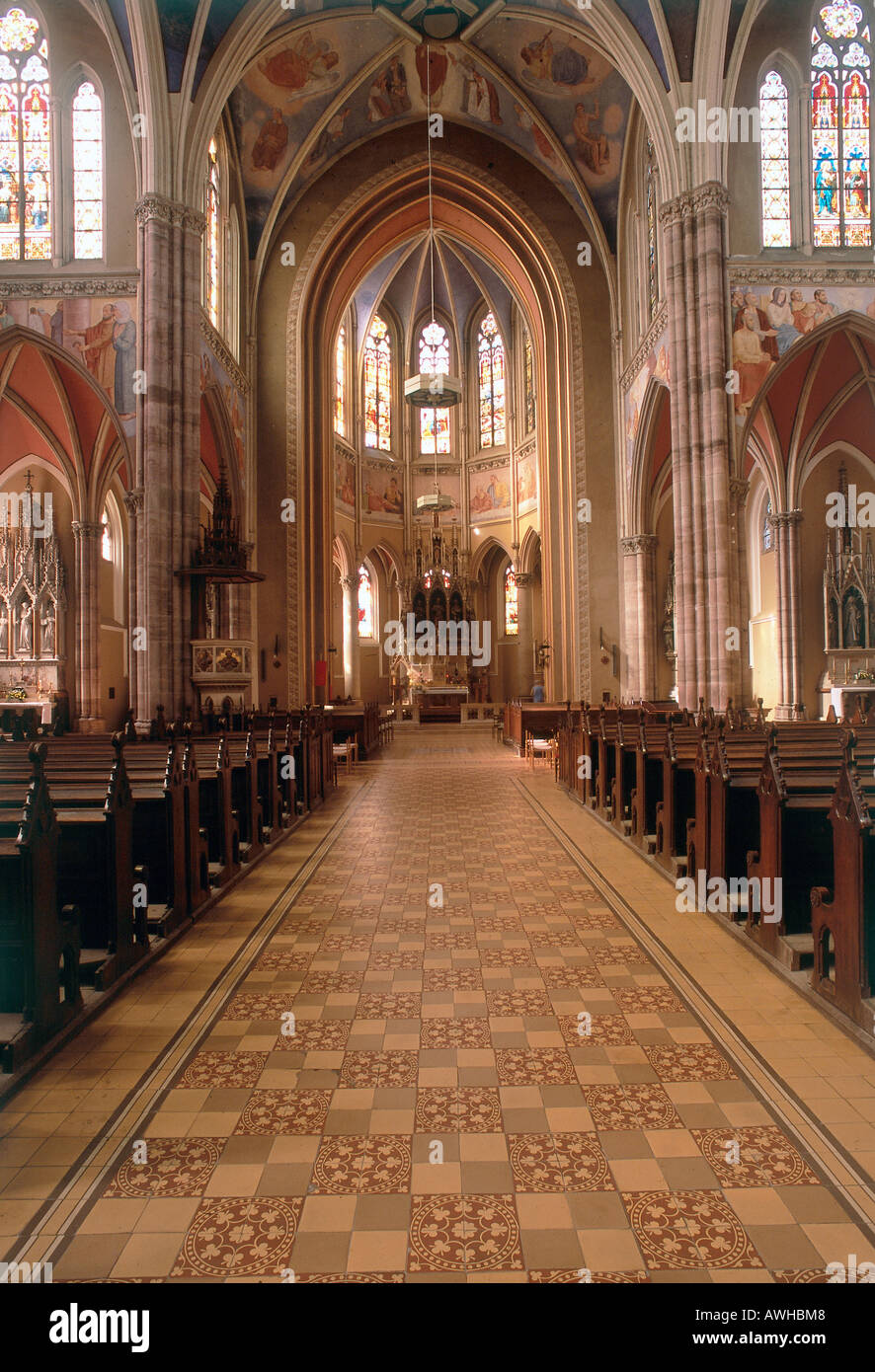 Croatia, Slavonia, Osijek, Church of SS Peter and Paul, church ...