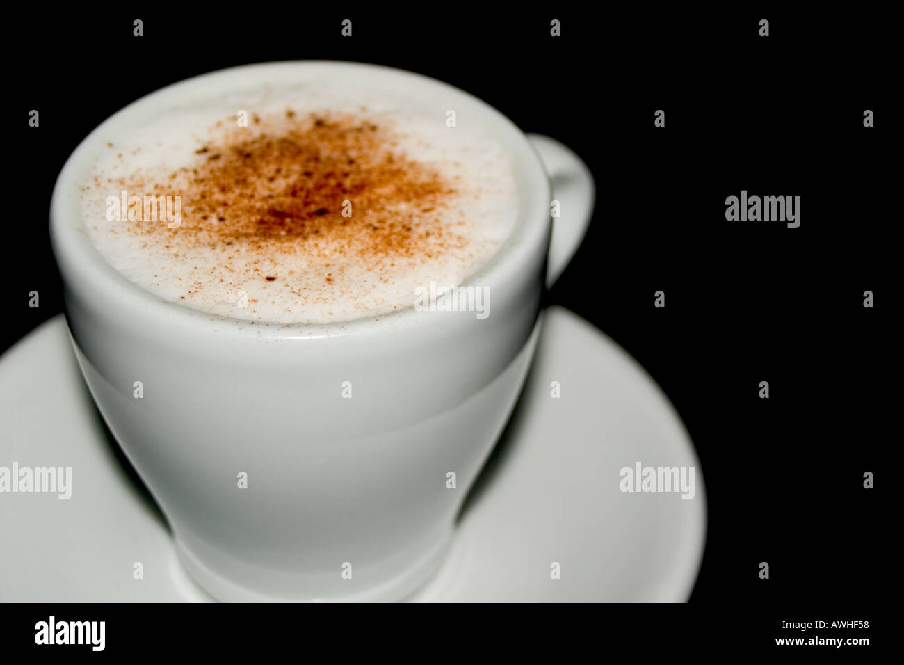 coffee over black Stock Photo - Alamy