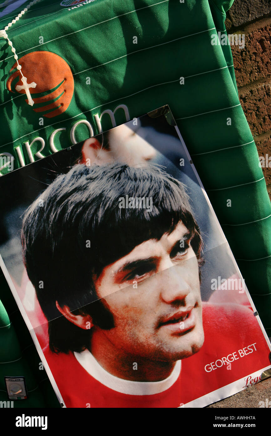 Tributes have started to arrive at Old Trafford as George Best enters ...
