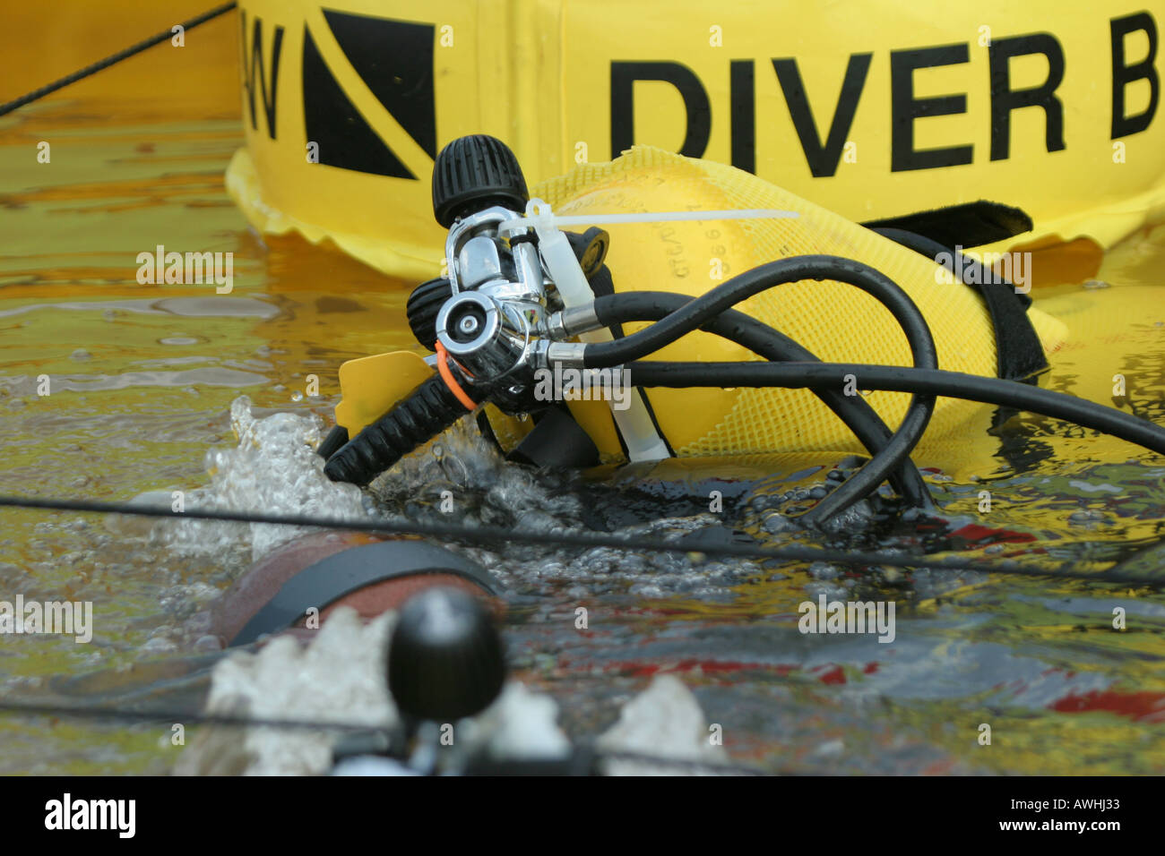 Scuba diving underwater with a car hi-res stock photography and images ...