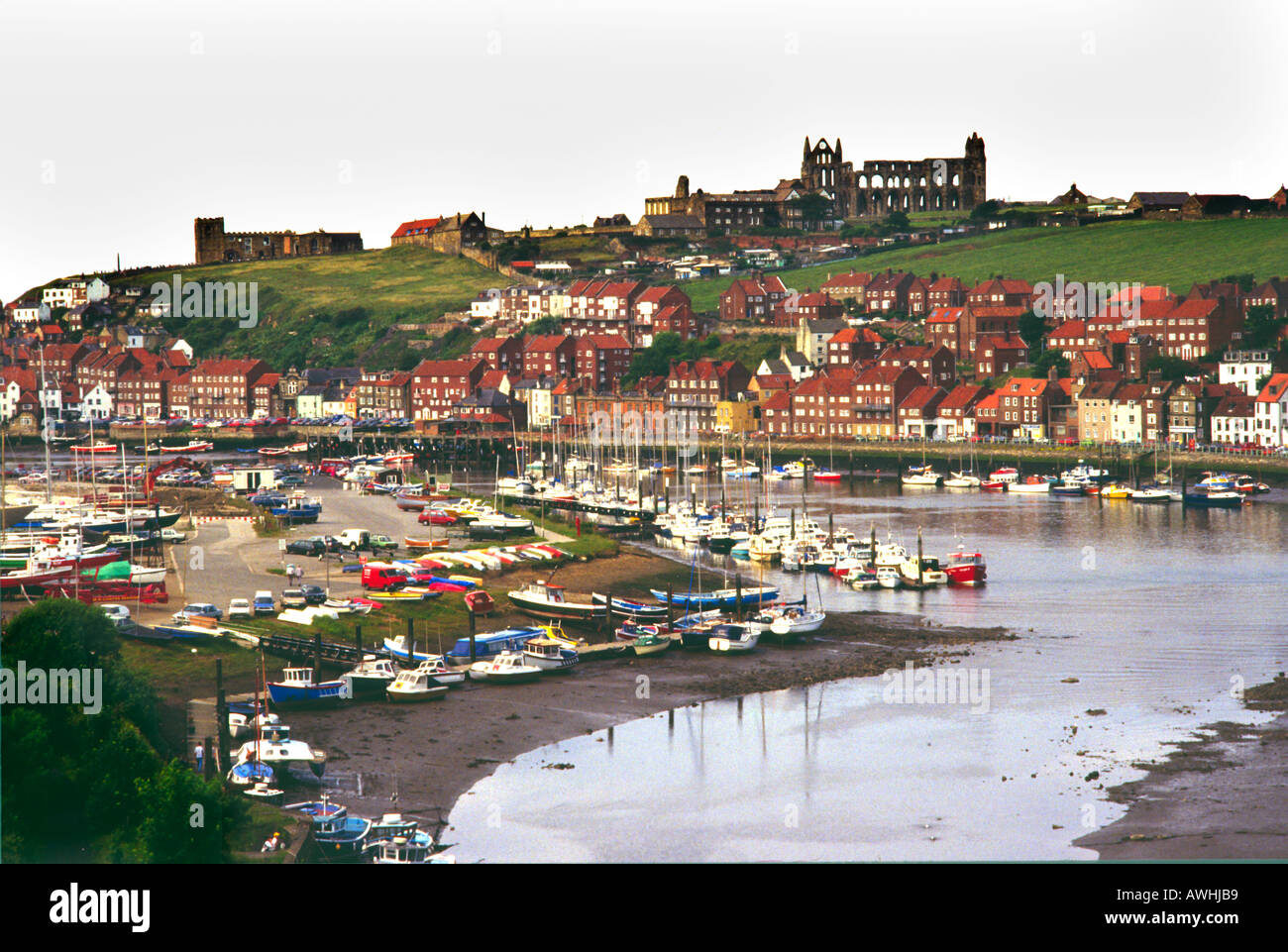 Whitby Harbour North Yorkshire England Stock Photo - Alamy