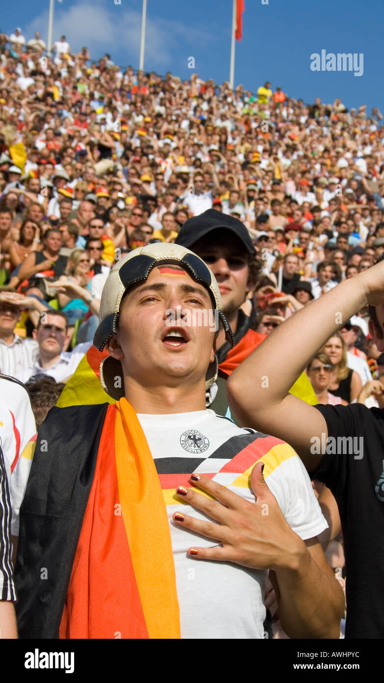 proud soccer fan Stock Photo - Alamy
