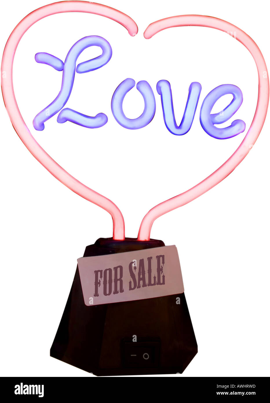 love for sale isolated Stock Photo - Alamy