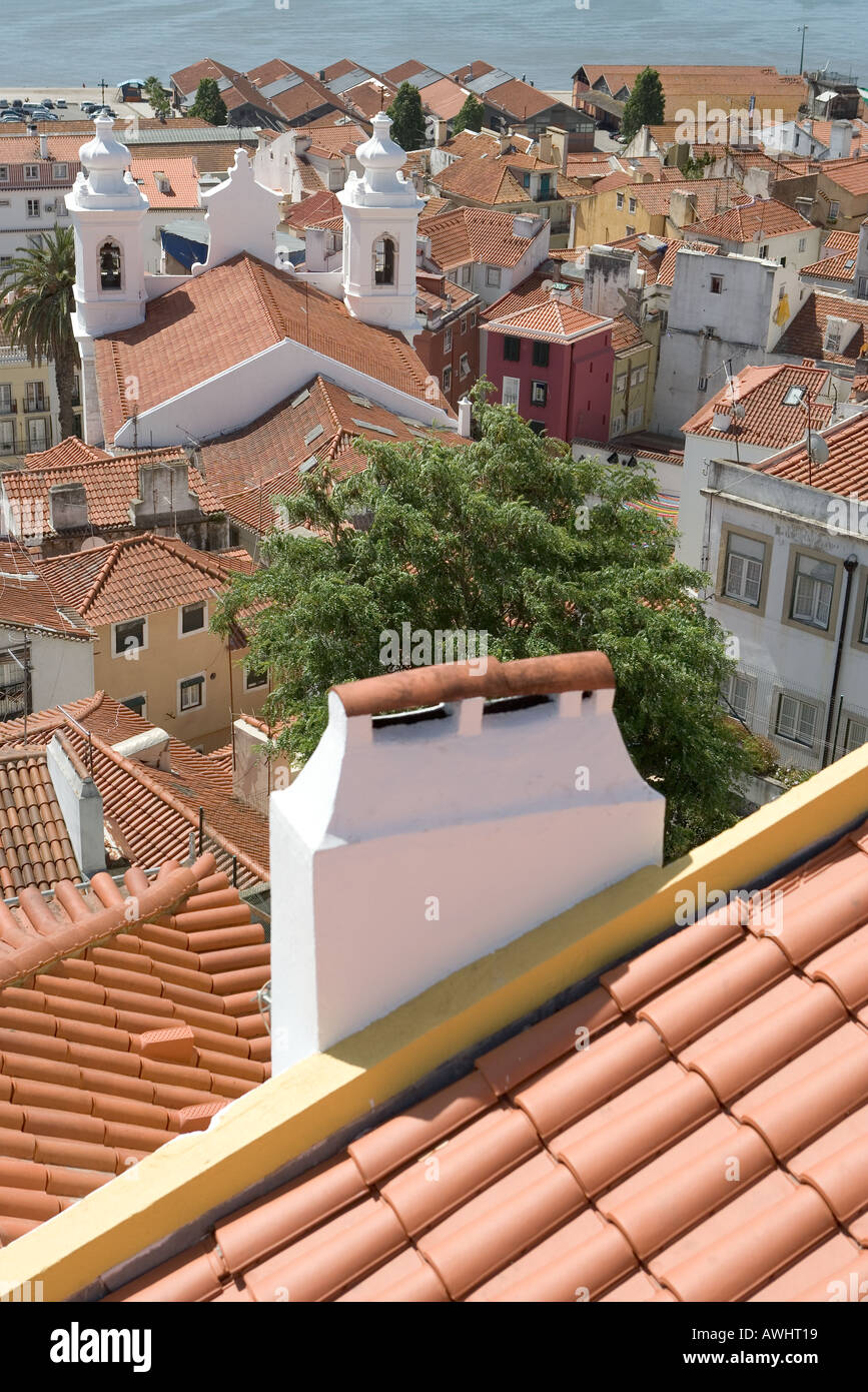 Tiled roof tiles hi-res stock photography and images - Alamy