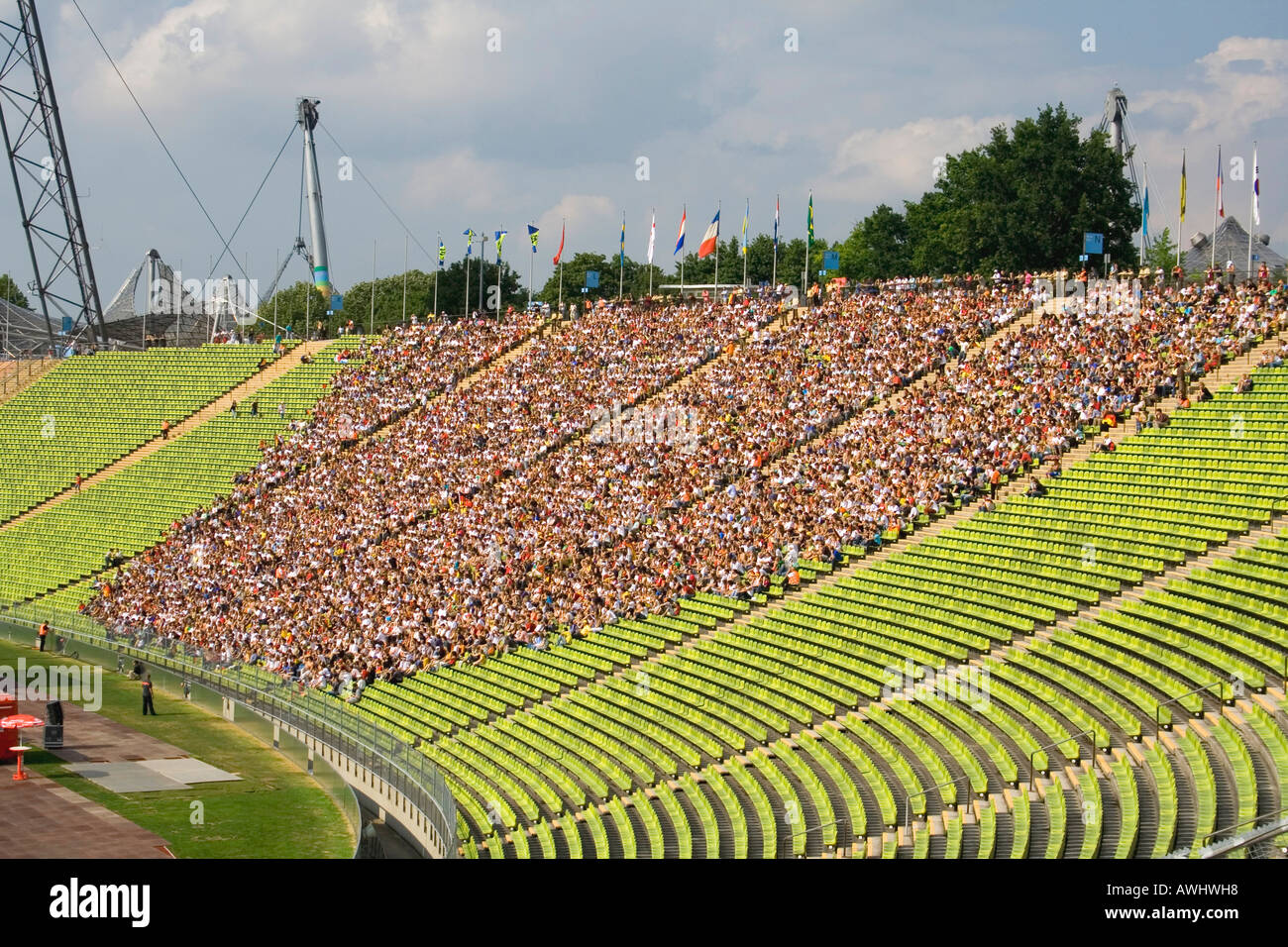 German football stadium seating hi-res stock photography and images - Alamy