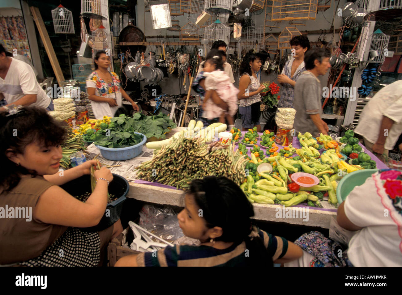 Merida central market yucatan mexico hi-res stock photography and ...