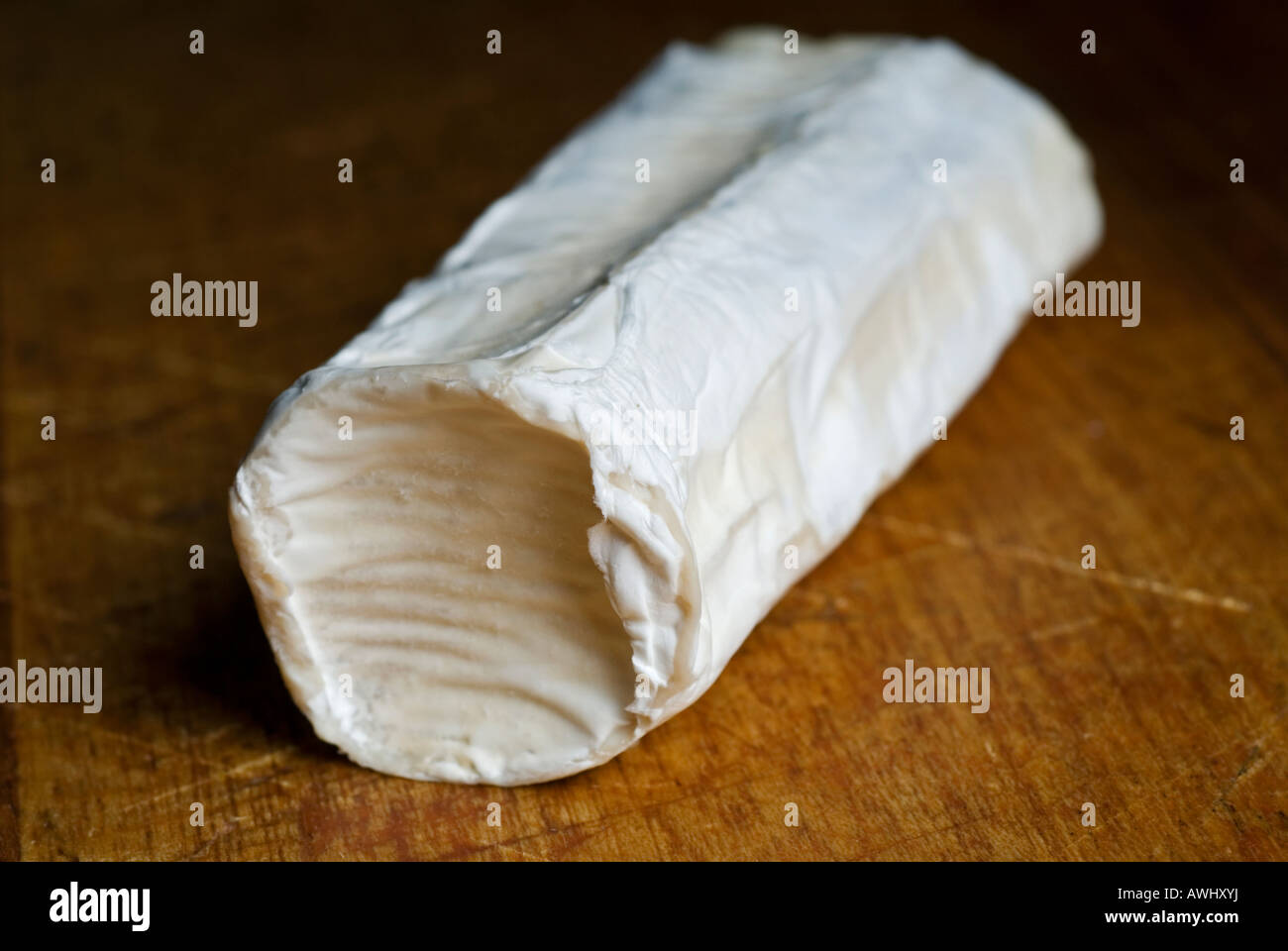 Stock photo a lump of Goats cheese Stock Photo - Alamy