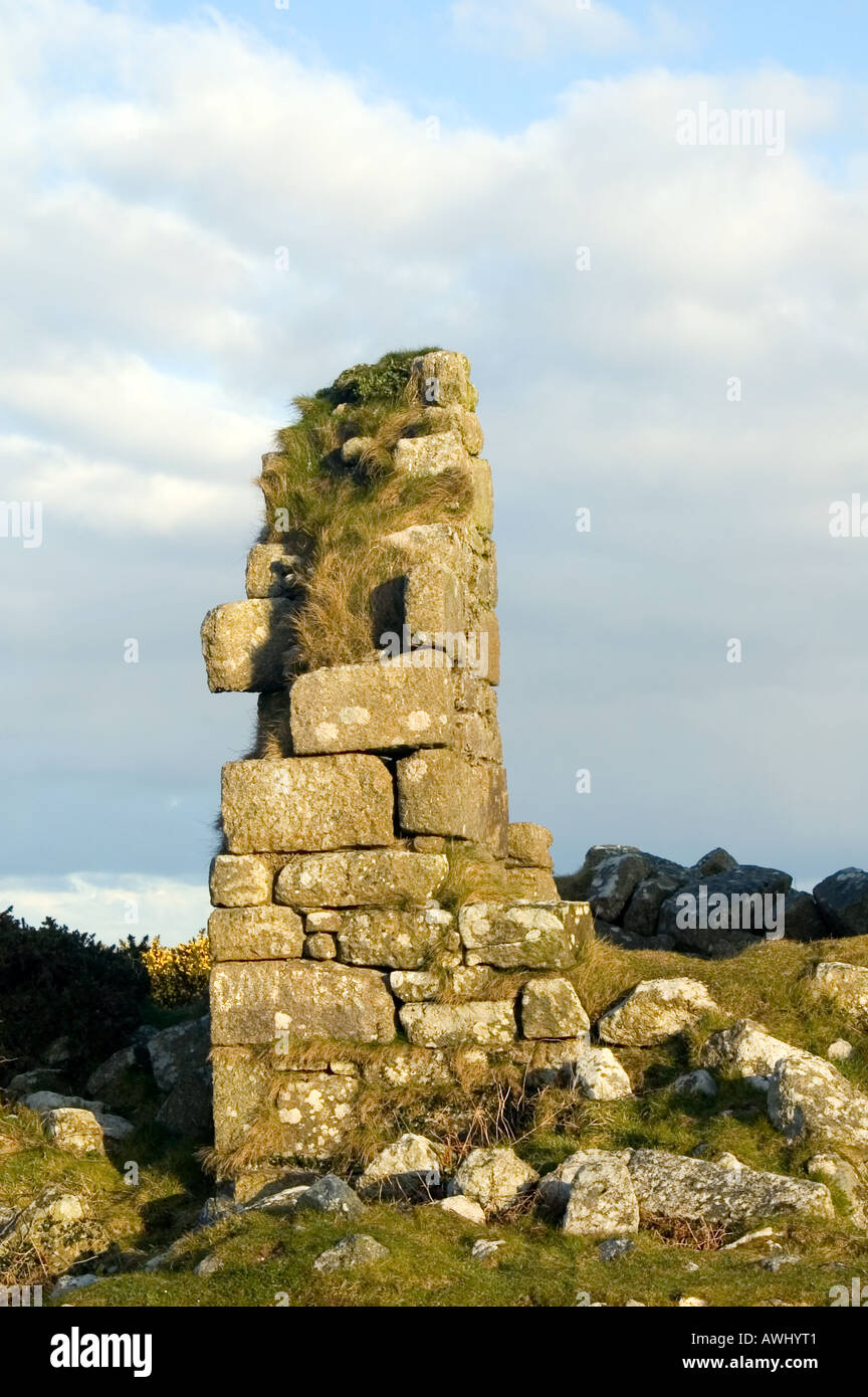 Old Tin Mine ruins on the North Cornwall coast Stock Photo - Alamy
