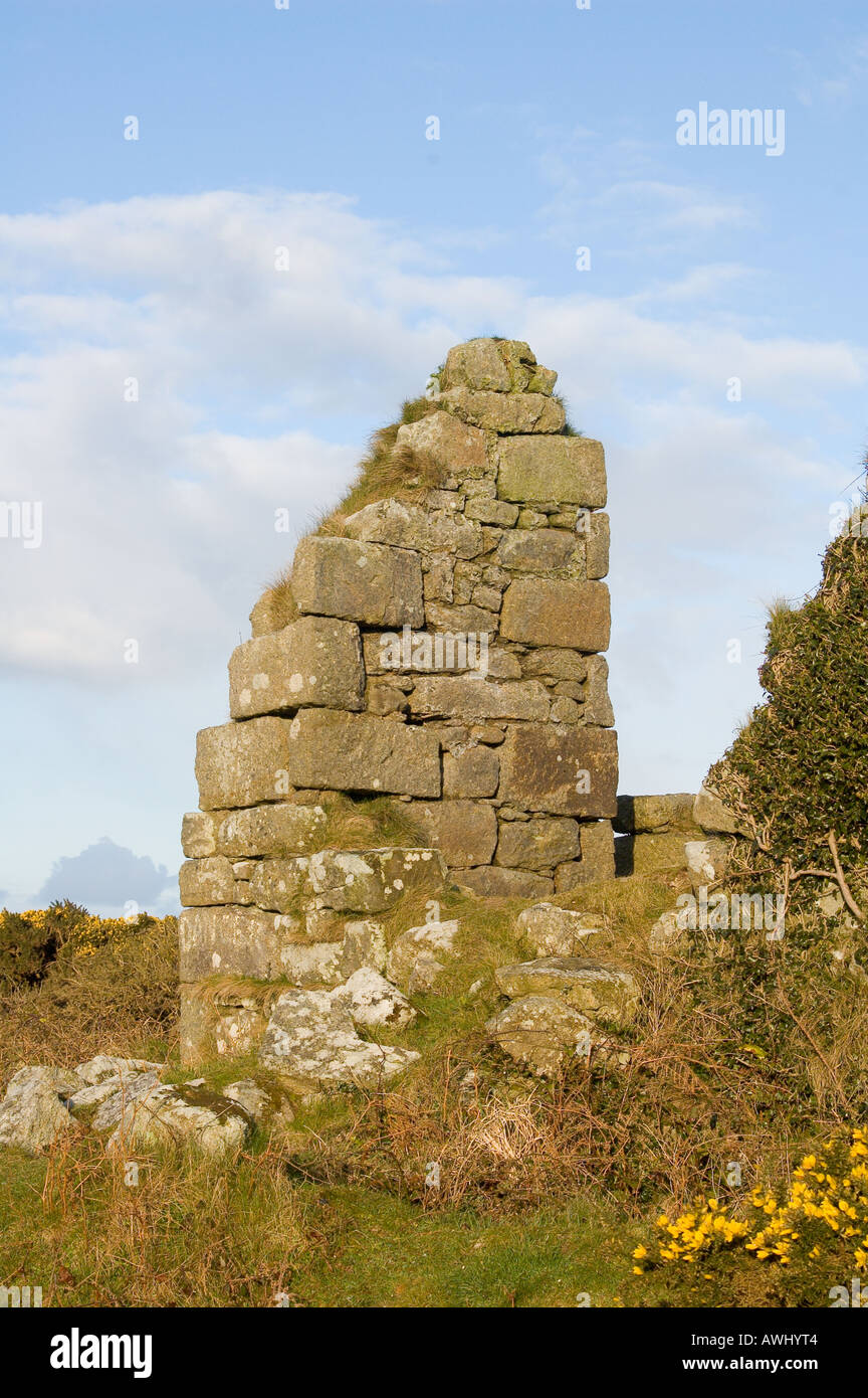 Old Tin Mine Ruins on the North Cornwall Coast Stock Photo - Alamy
