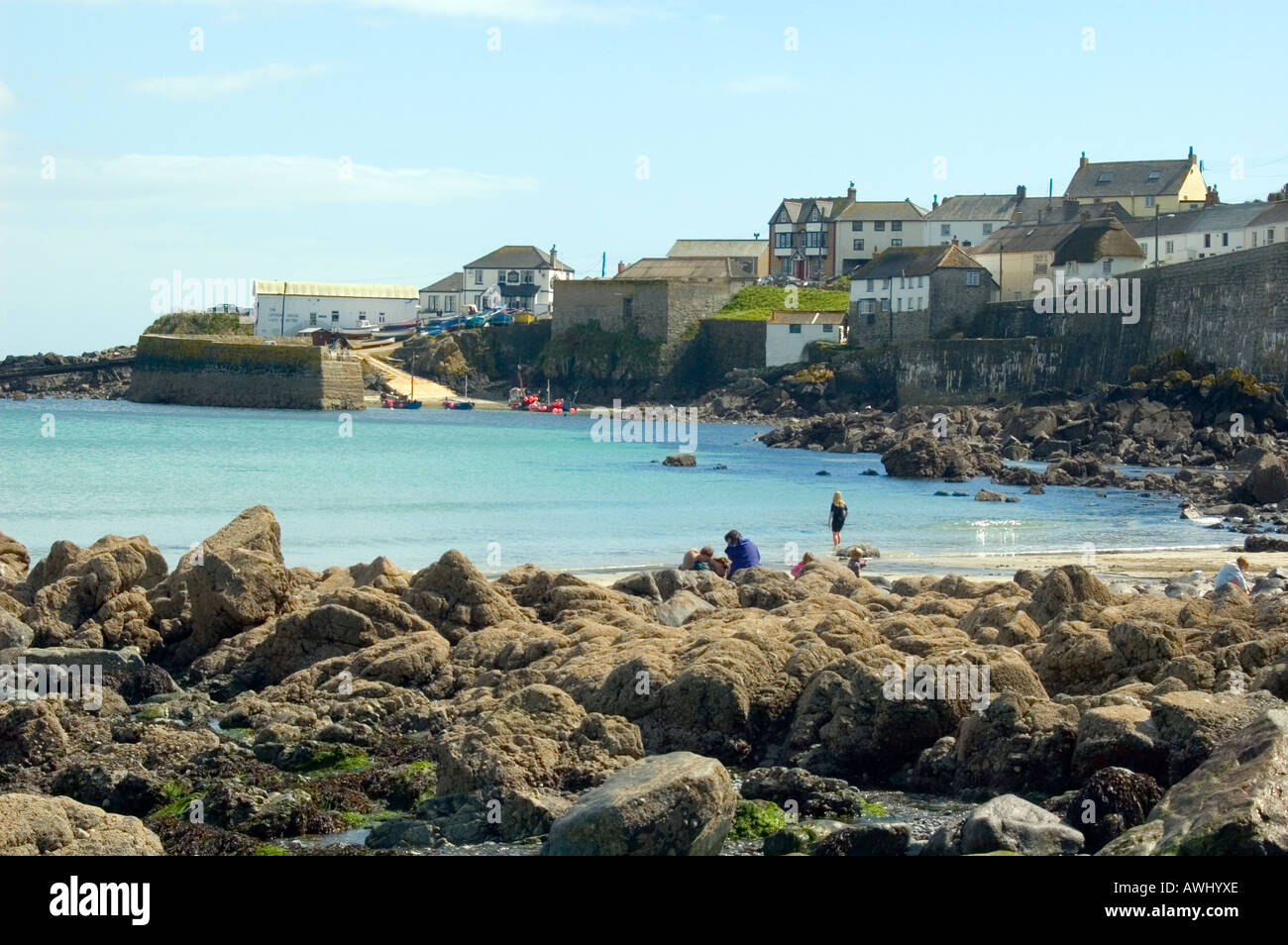 Coverack beach south cornwall hi-res stock photography and images - Alamy
