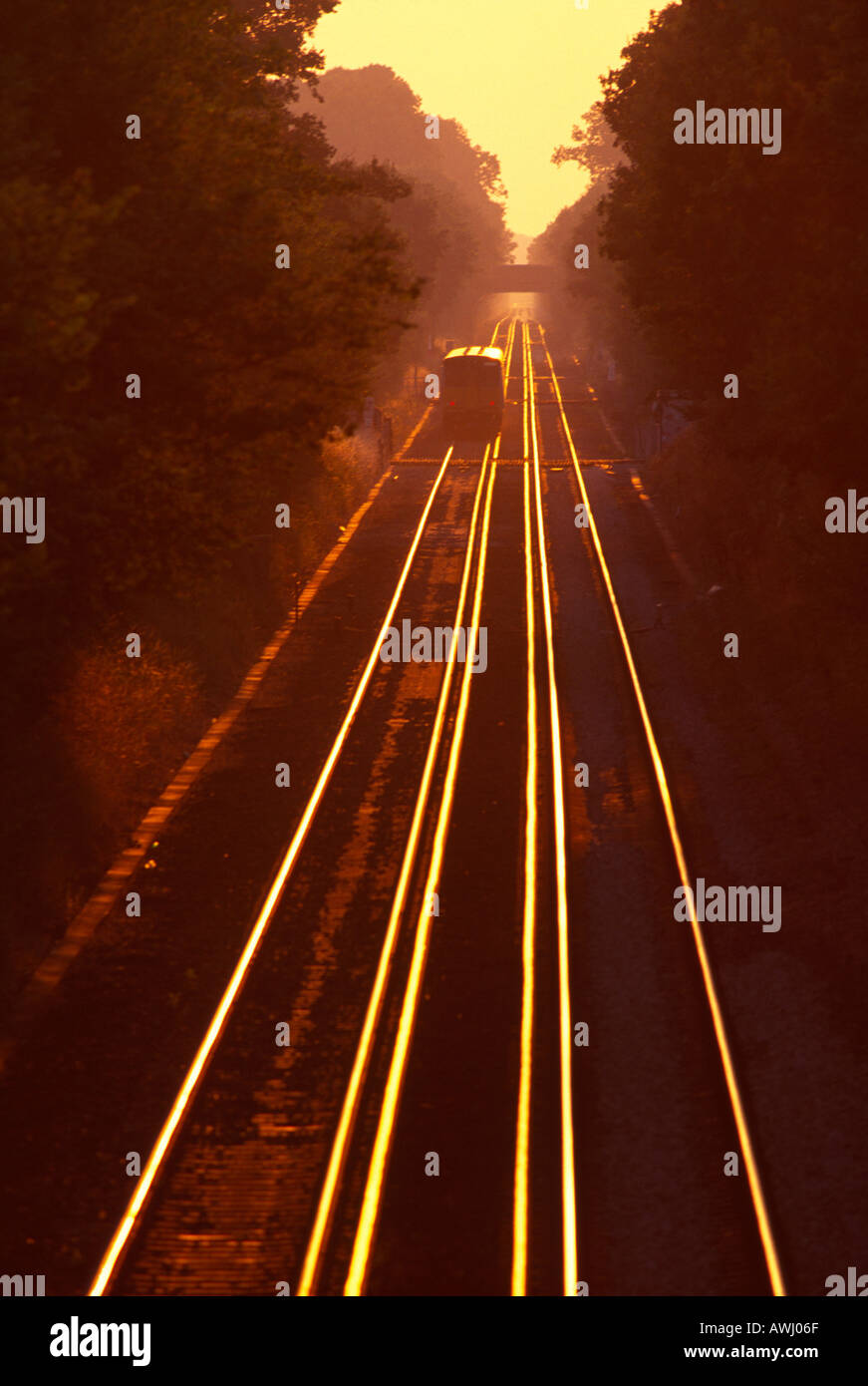 Railway line england train hi-res stock photography and images - Alamy