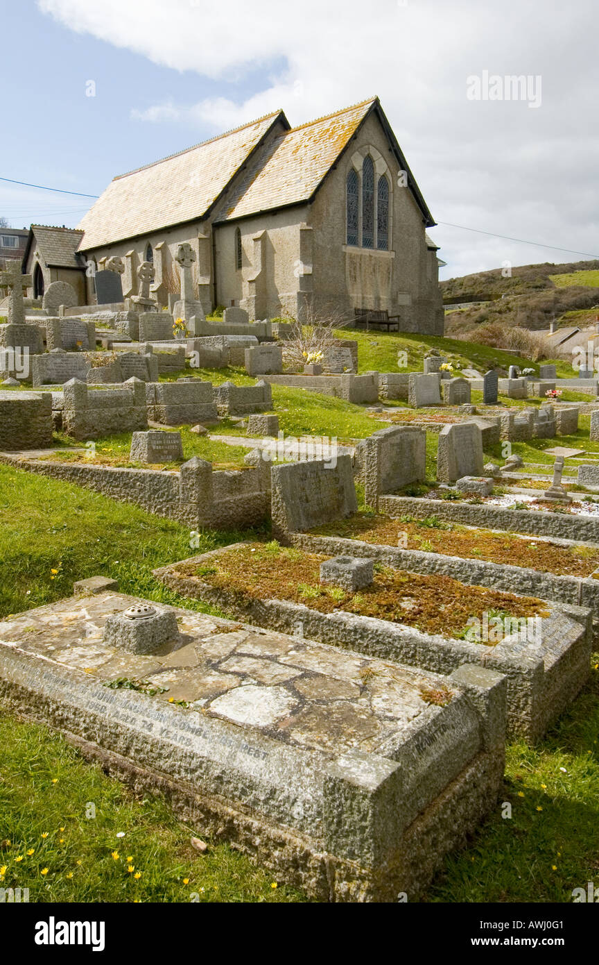 Coverack church hi-res stock photography and images - Alamy