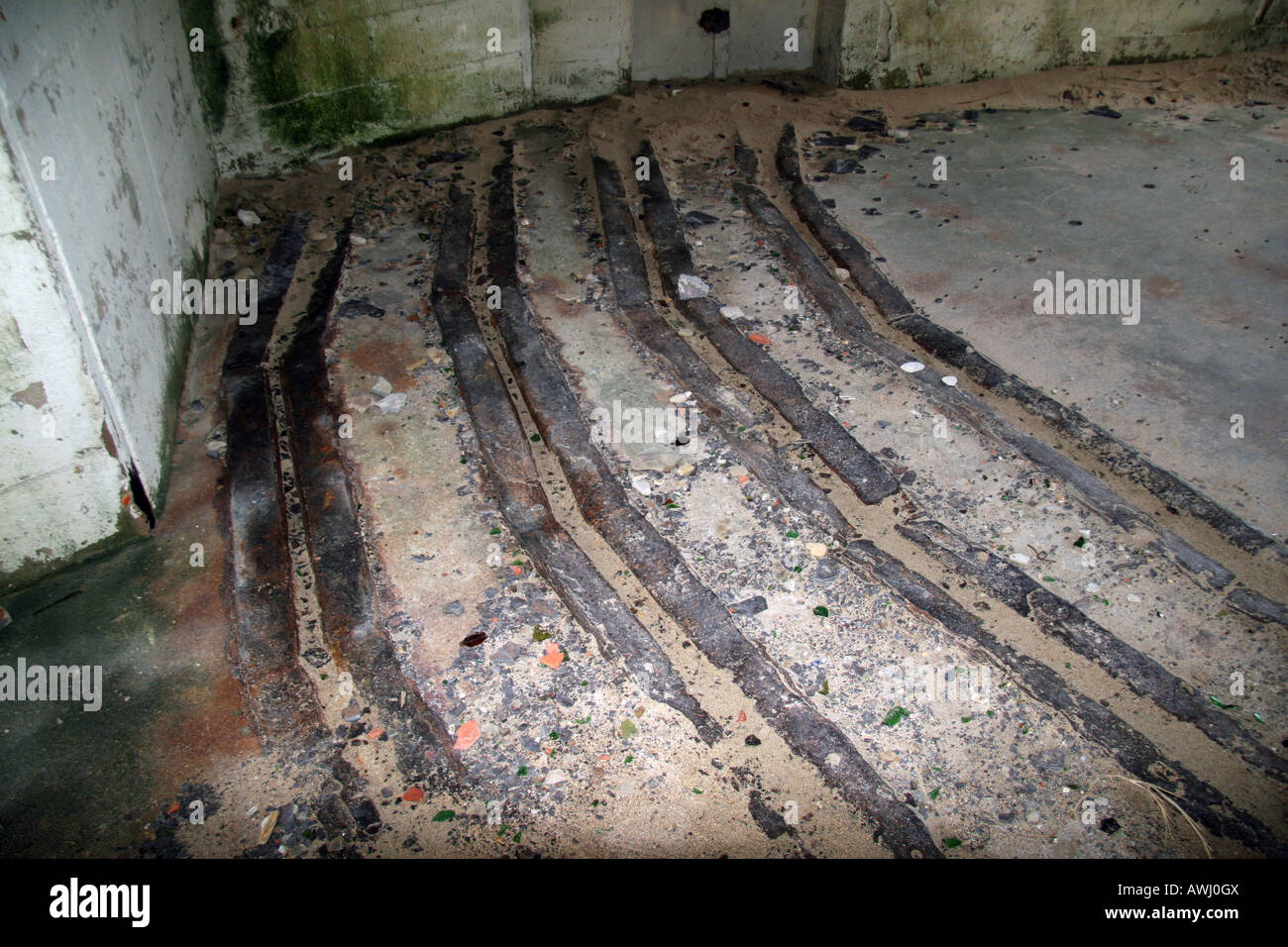 Inside of a bunker hi-res stock photography and images - Alamy
