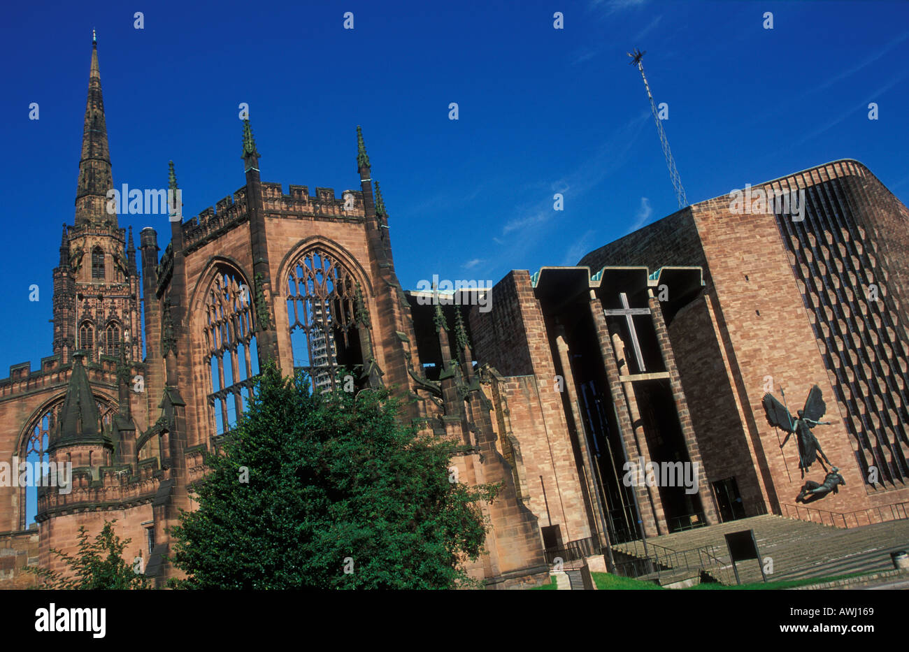 Coventry cathedral and old and new hi-res stock photography and images - Alamy