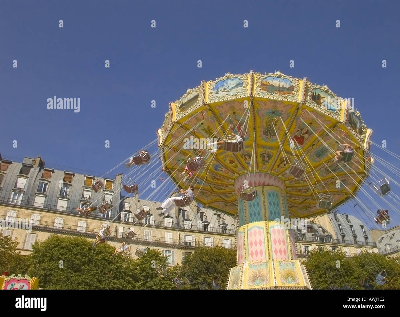 Summer carrousel Paris France Stock Photo - Alamy