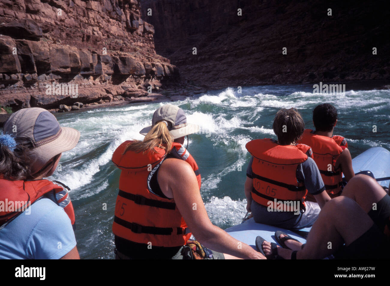 Grand canyon child rafting hi-res stock photography and images - Alamy