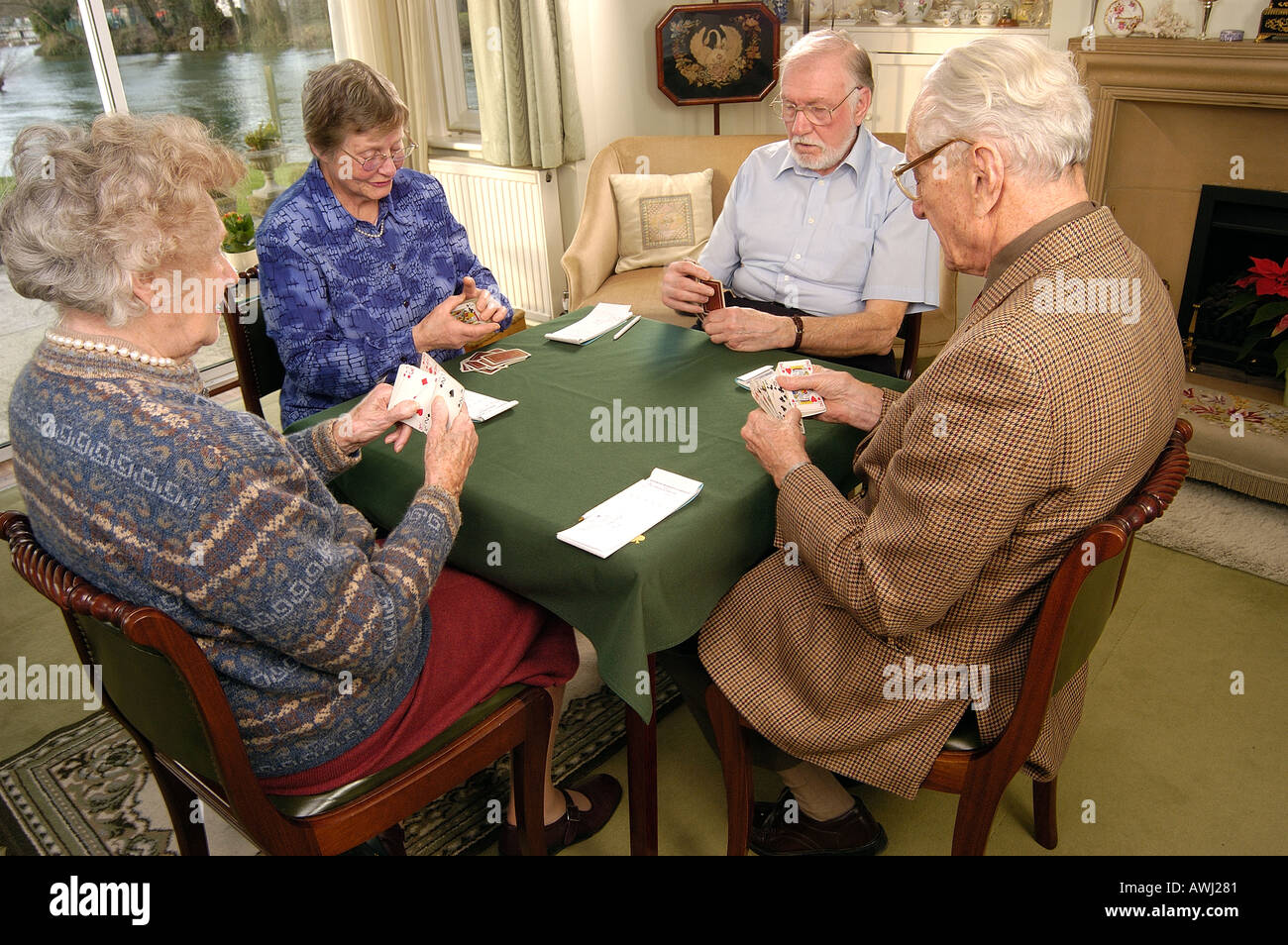 Contract bridge cards hi-res stock photography and images - Alamy