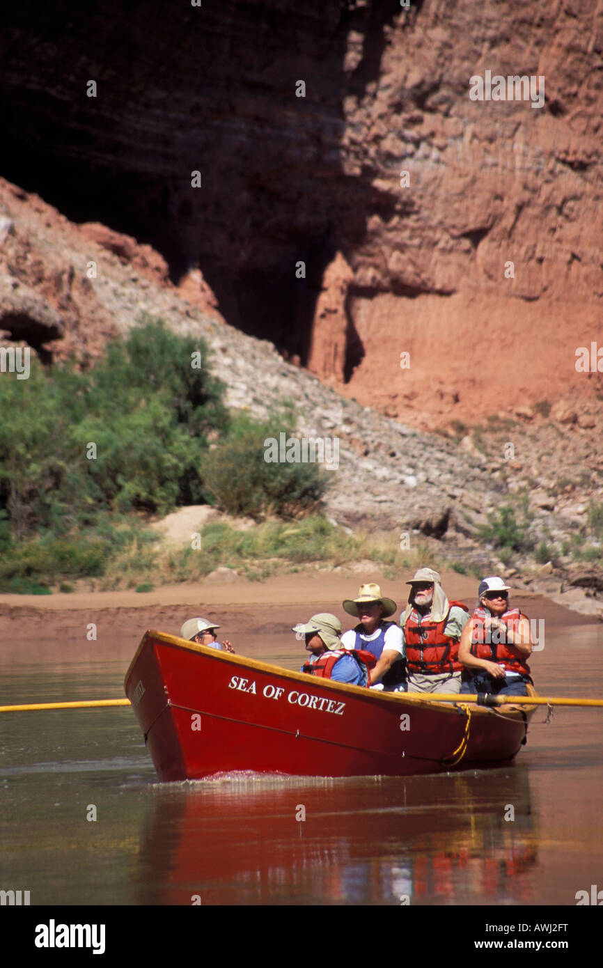 Dory heads down the river, Grand Canyon Dories, Grand Canyon National ...