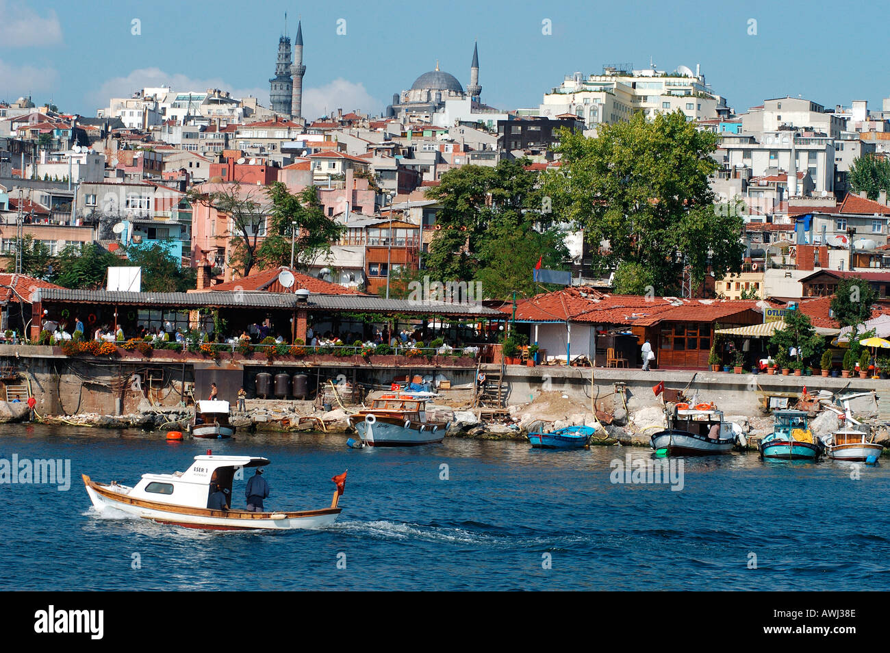 Istanbul sea front Istanbul harbour Istanbul Turkey Stock Photo - Alamy