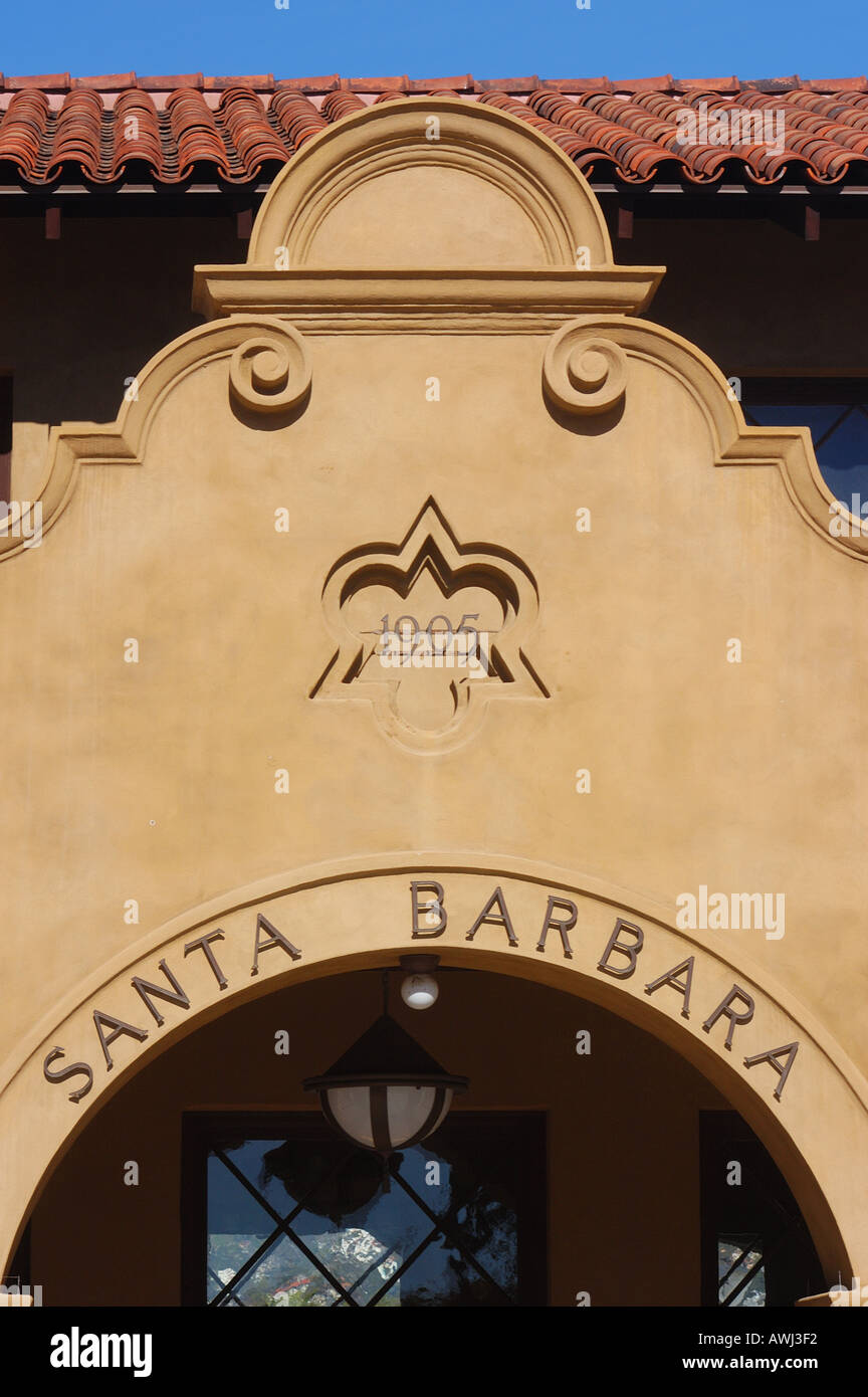 Santa barbara train station hi-res stock photography and images - Alamy