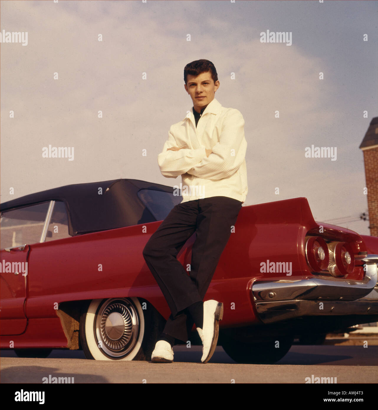 FRANKIE AVALON US singer about 1960 Stock Photo - Alamy