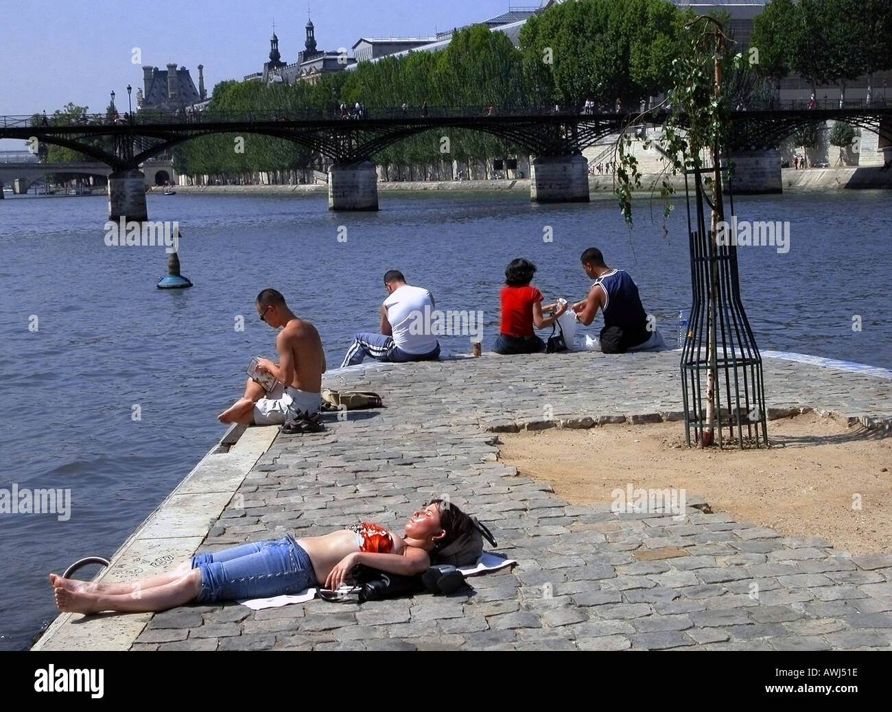 Sunbathers sunbather french hi-res stock photography and images - Alamy