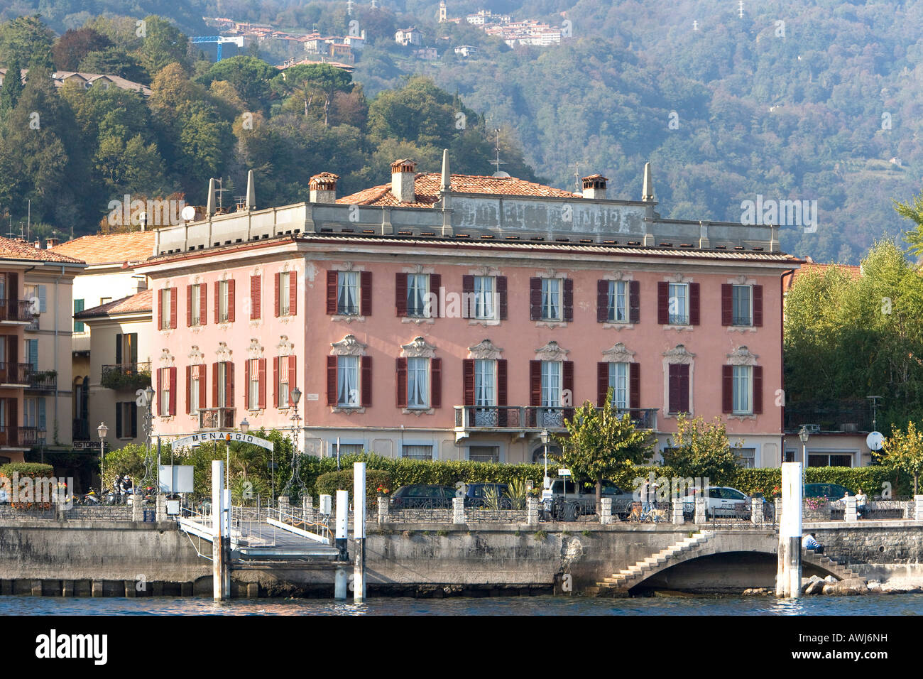 Villa Menaggio Lake Como Italy Stock Photo - Alamy