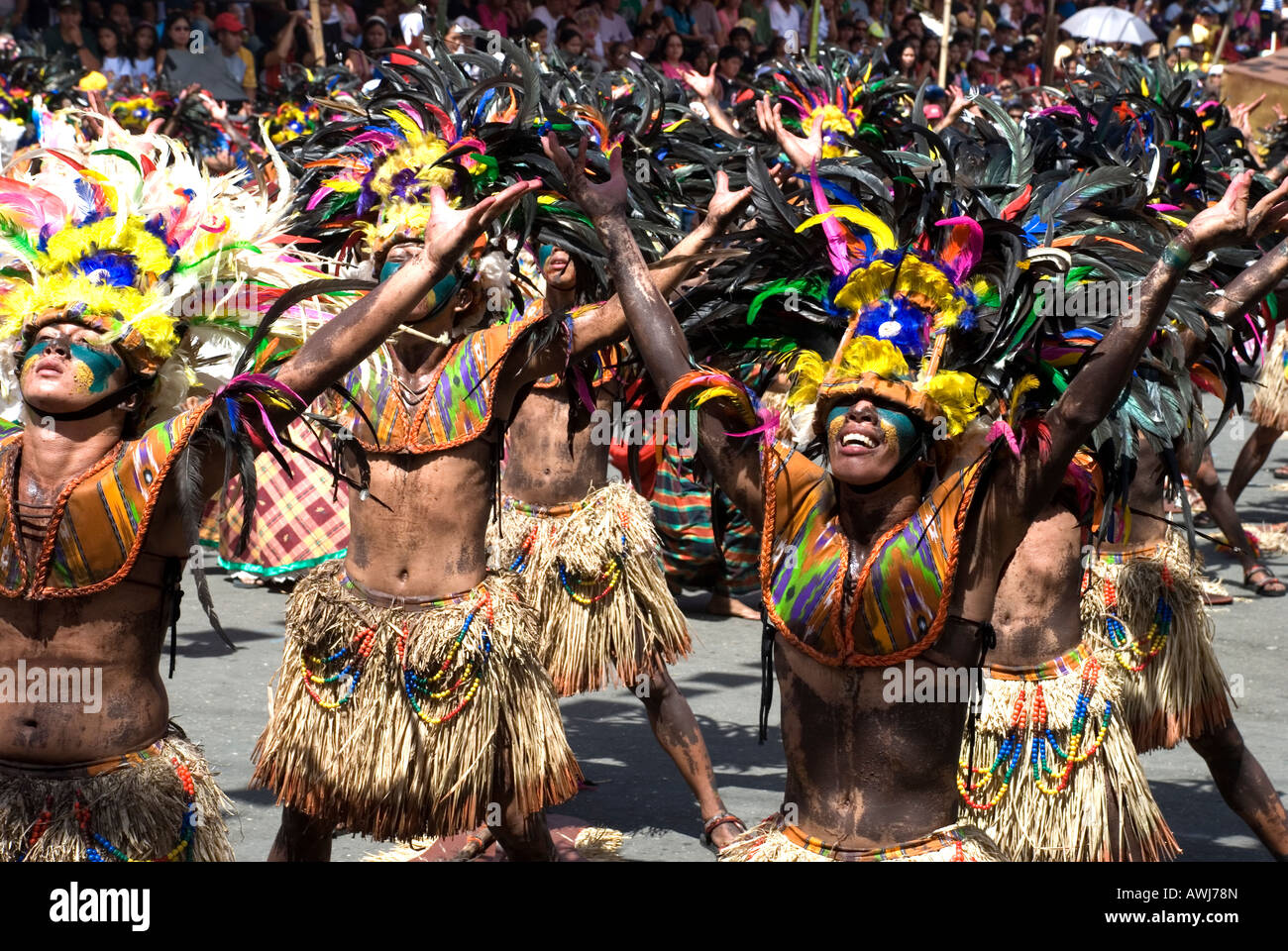 philippines panay iloilo dinagyang festival Stock Photo - Alamy