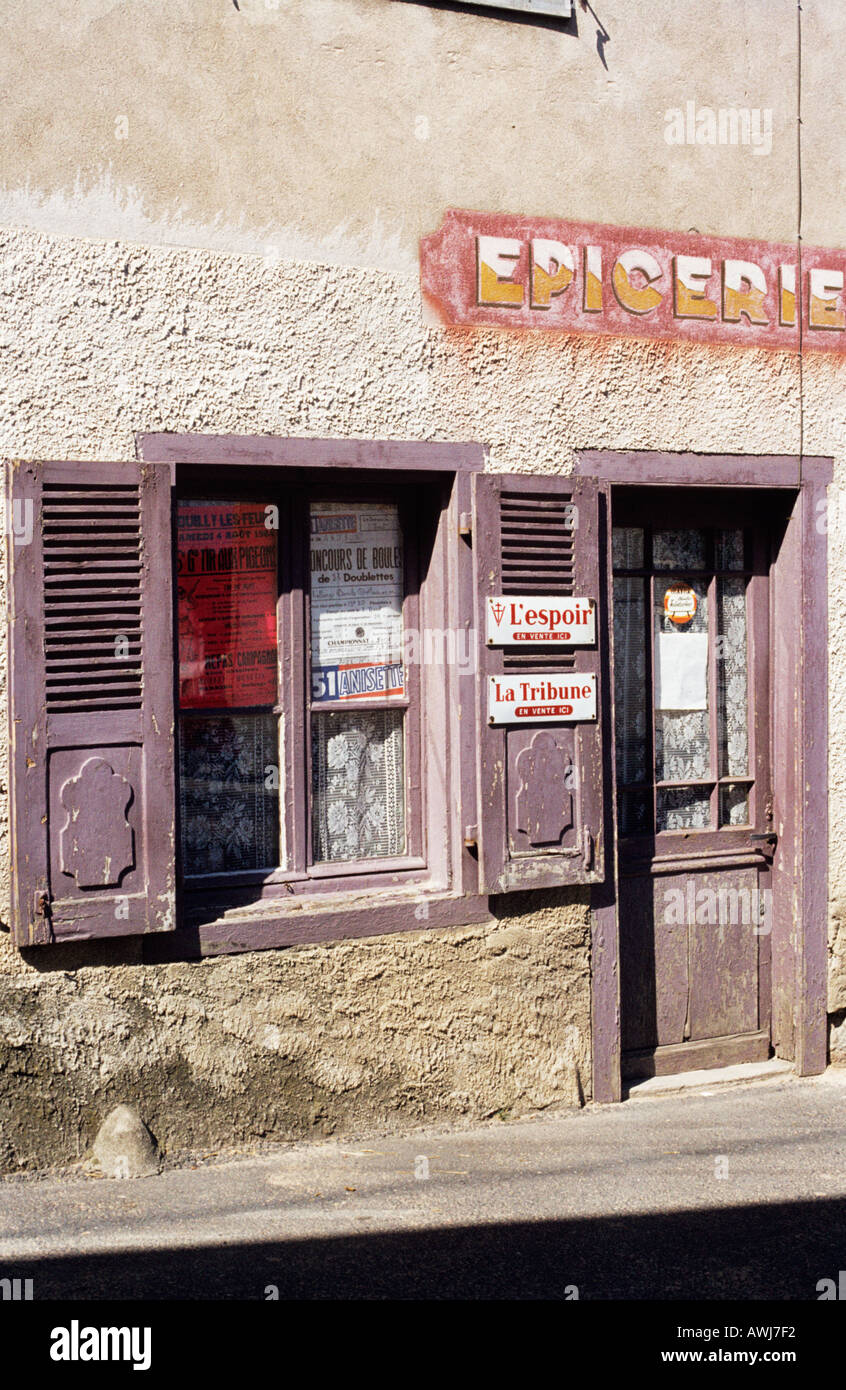 Typical shopfront in French village Stock Photo - Alamy