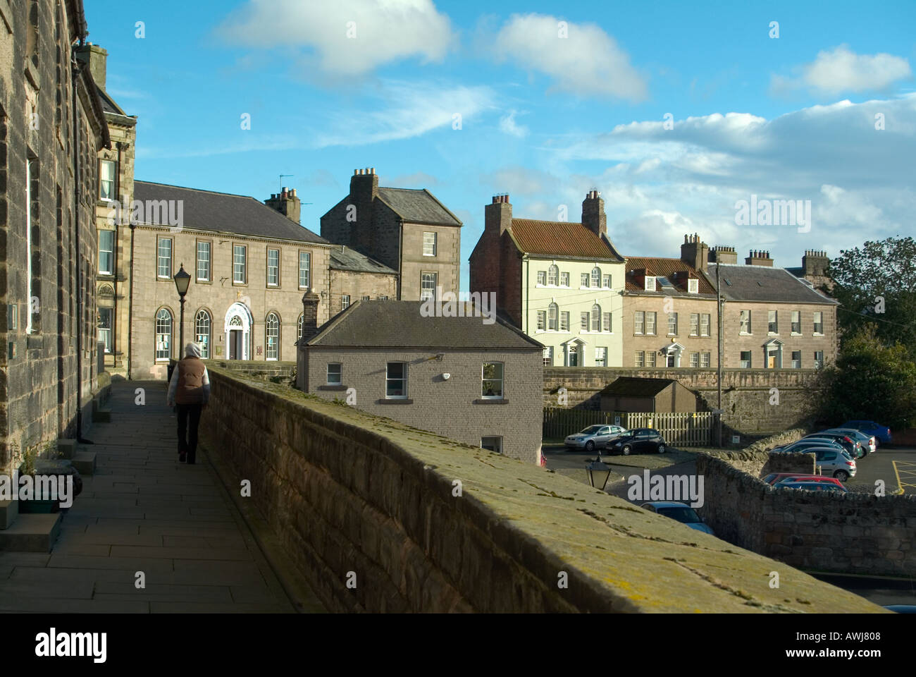 Berwick Town Walls Stock Photo - Alamy