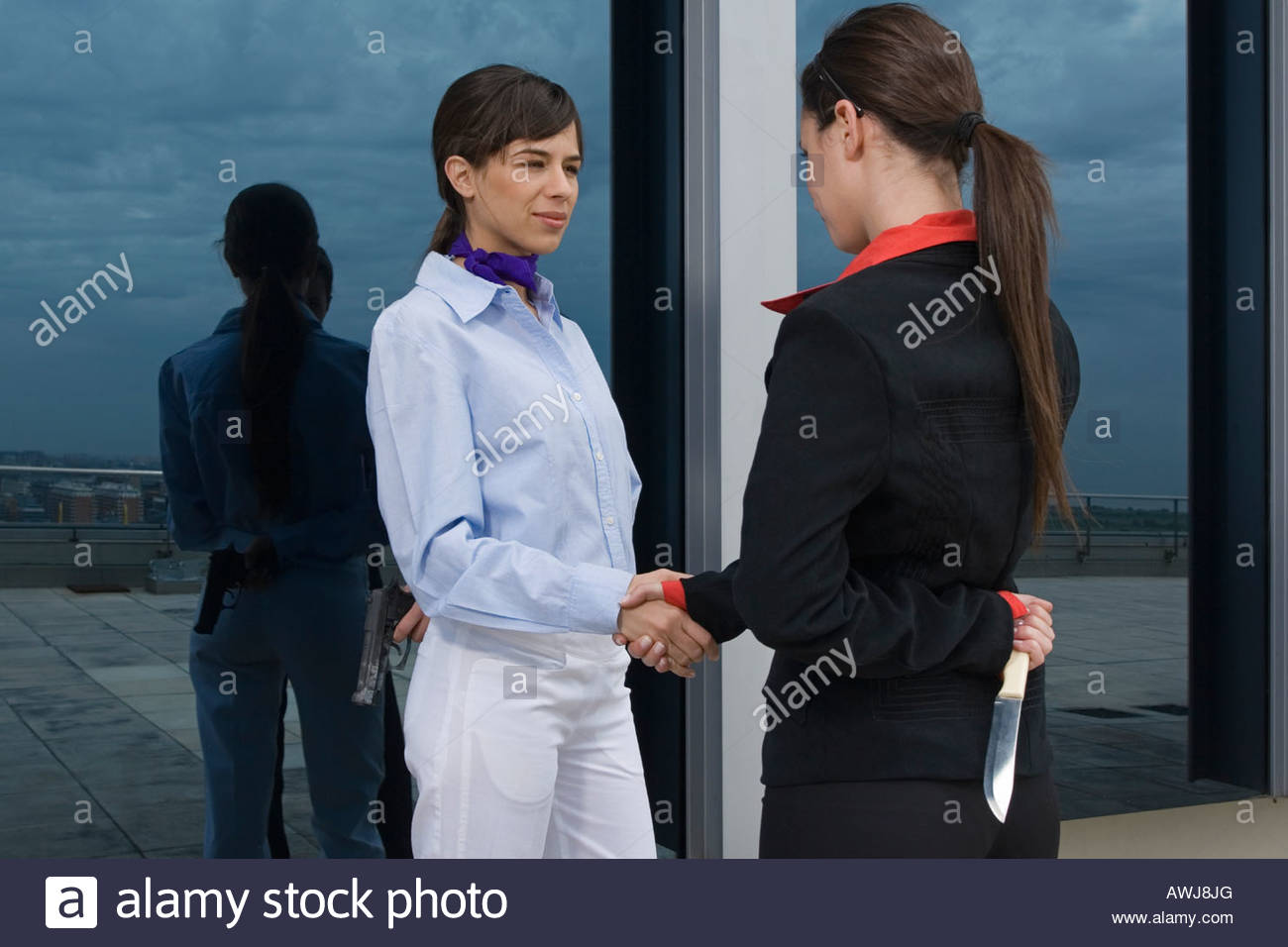 Businesswoman Gun Handgun Weapon High Resolution Stock Photography and ...