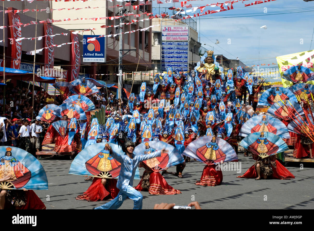 philippines panay iloilo dinagyang festival Stock Photo - Alamy
