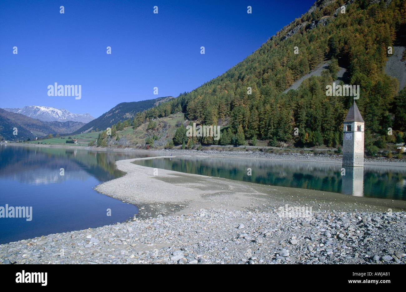 Lake reschen hi-res stock photography and images - Alamy