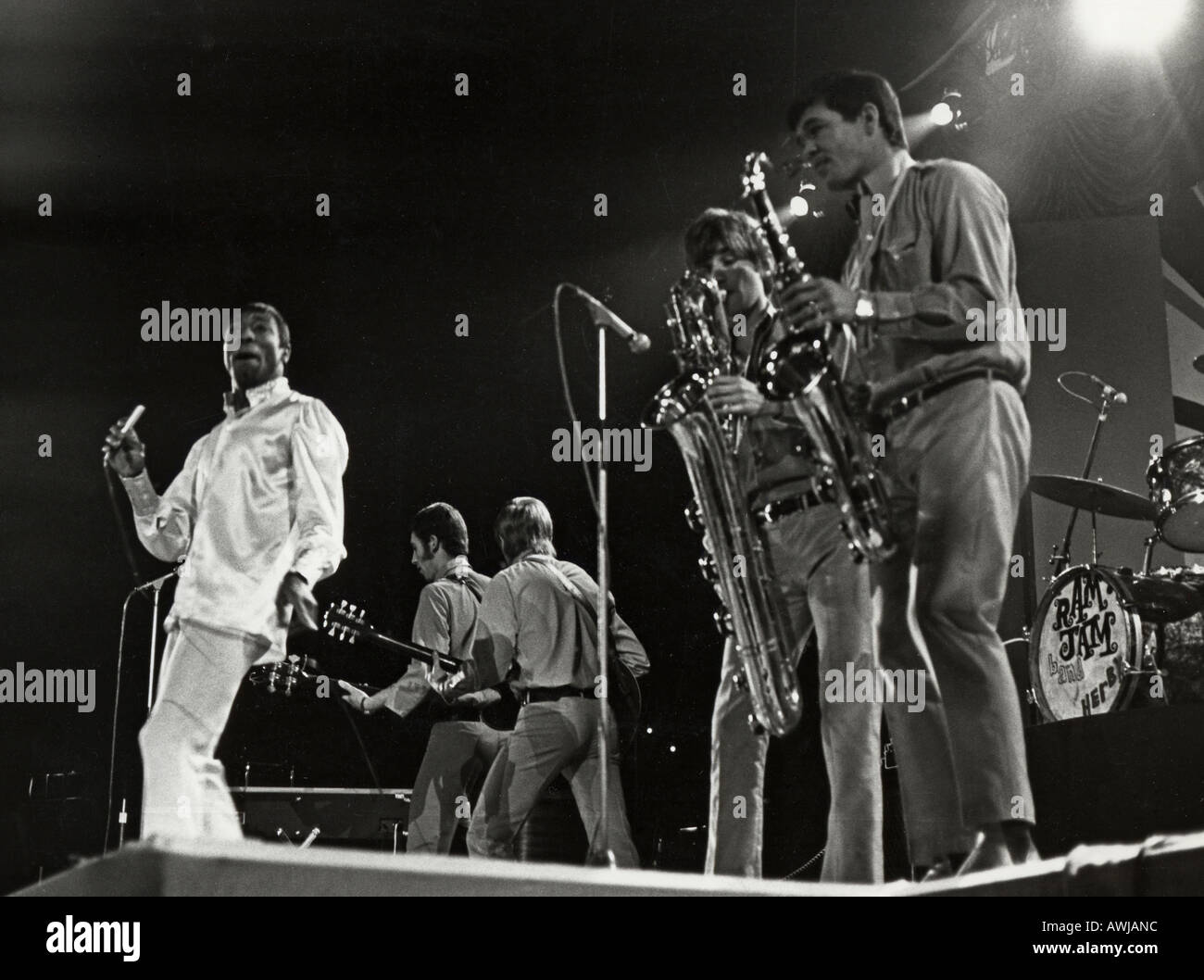 GENO WASHINGTON AND HIS RAM JAM BAND in April 1967 - US singer with ...