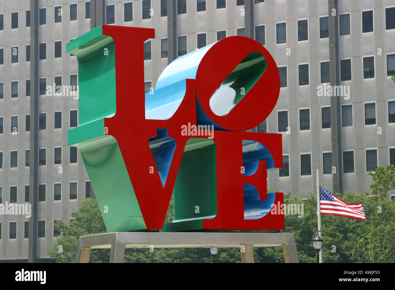 Love sculpture Philadelphia Pennsylvania USA Stock Photo - Alamy