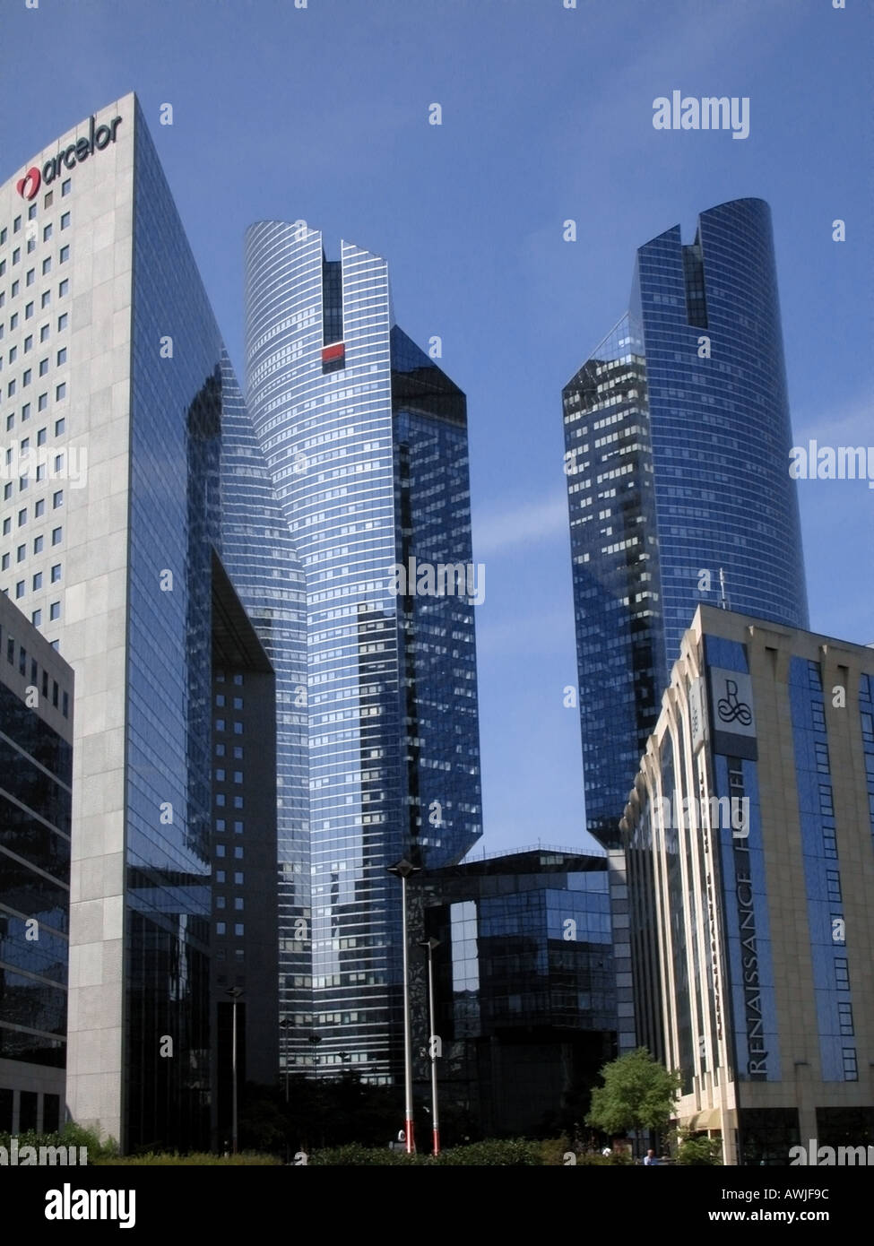 france paris skyscrapers in la defense business district Stock Photo ...
