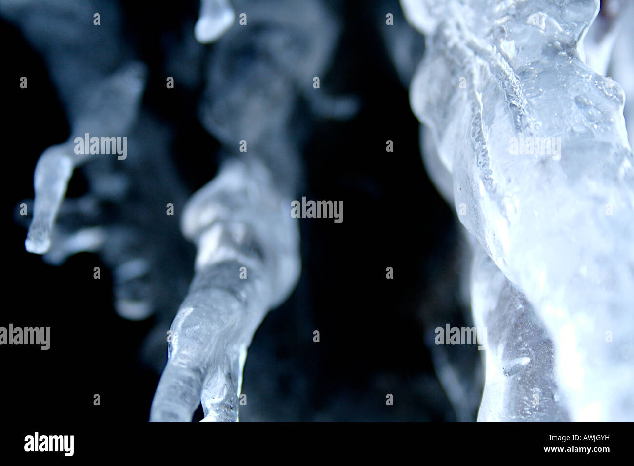 Glowing ice 2 Stock Photo - Alamy