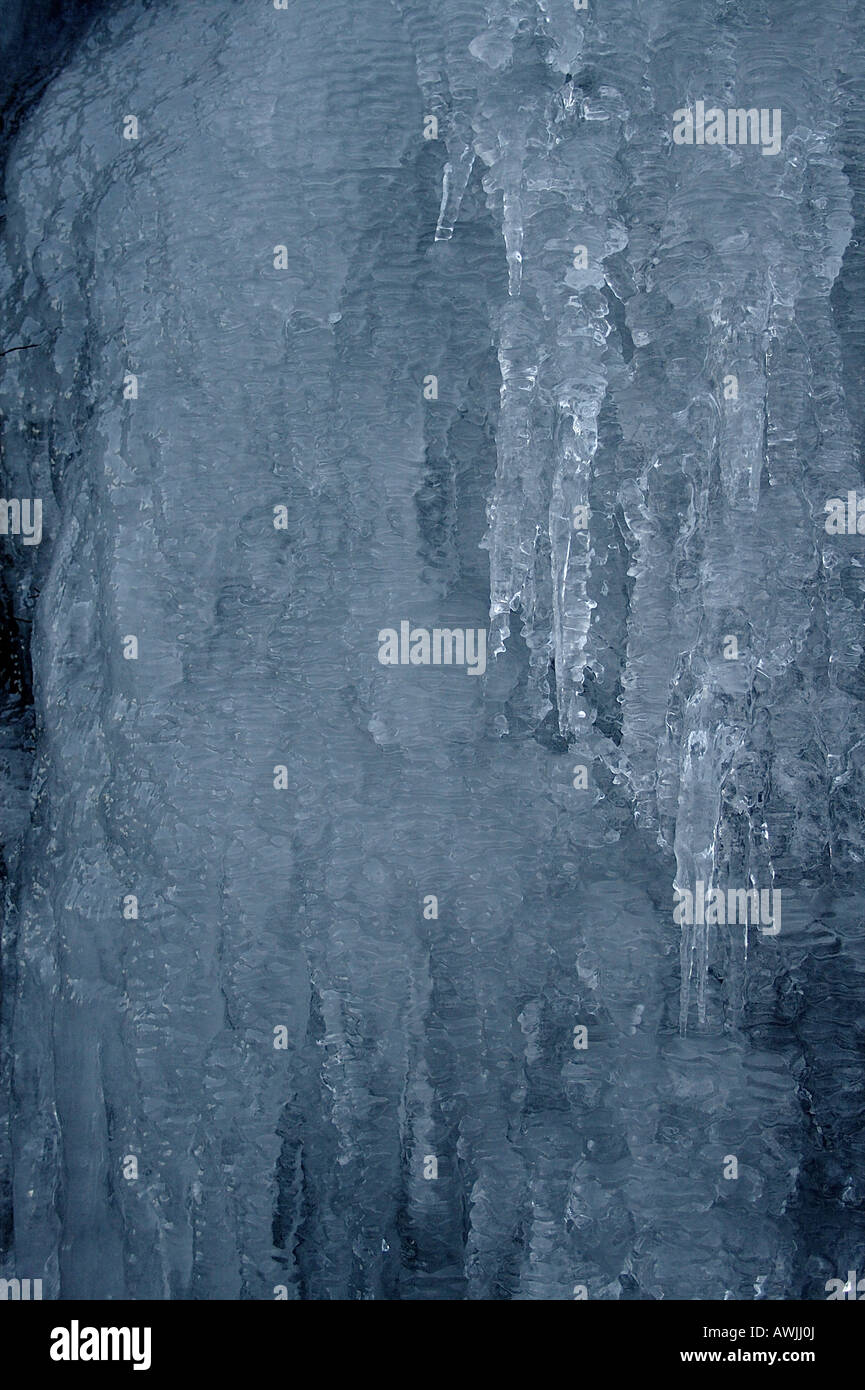 Wall of ice Stock Photo - Alamy