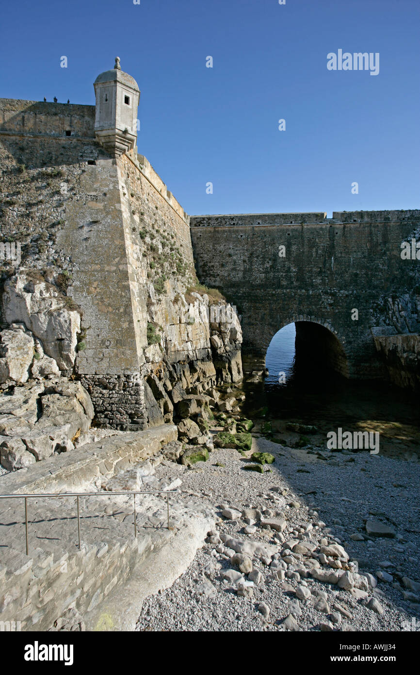 A view of the Fortaleza a 16th century fortress once used as a prison ...