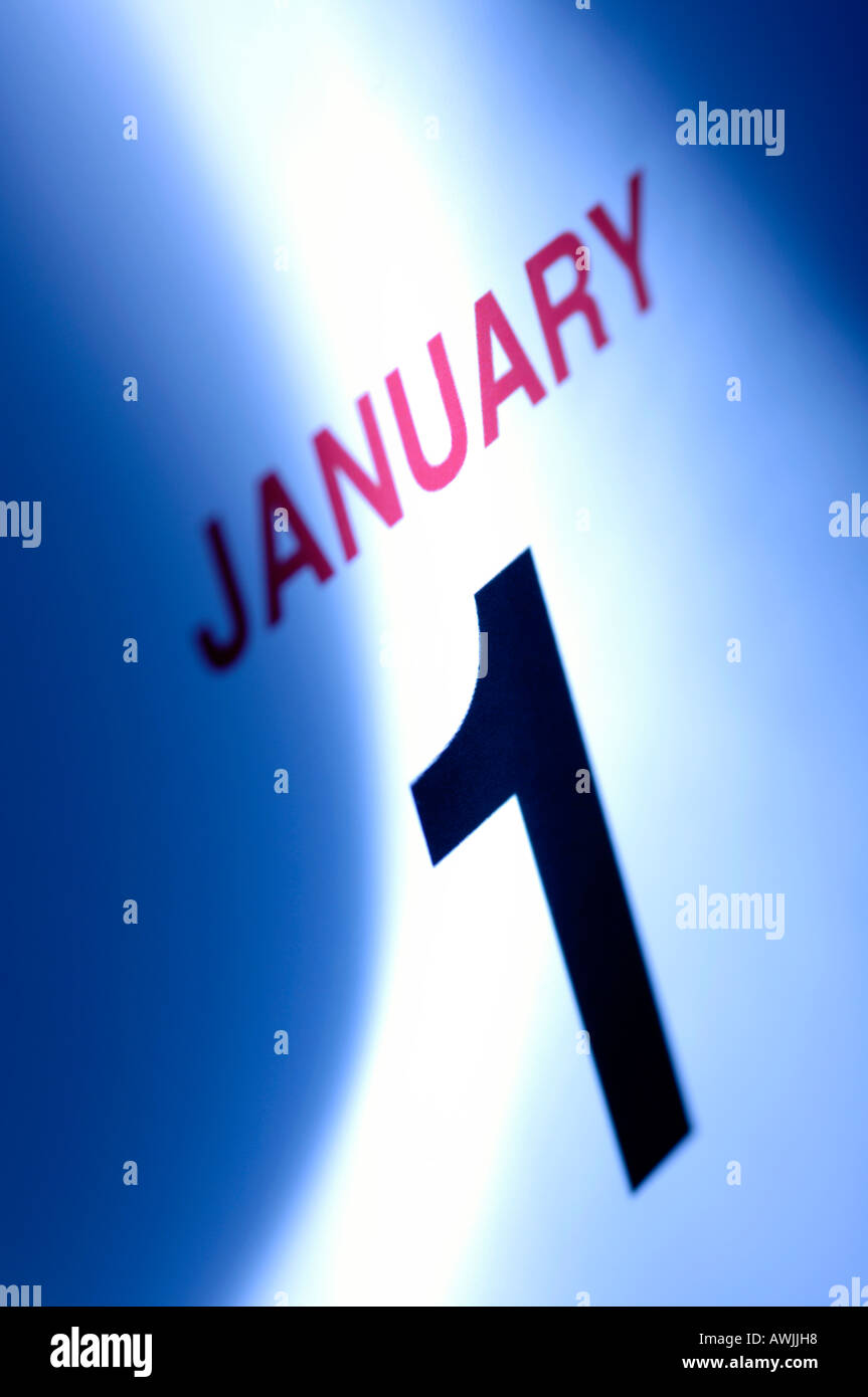 New Years Day January 1st Stock Photo - Alamy