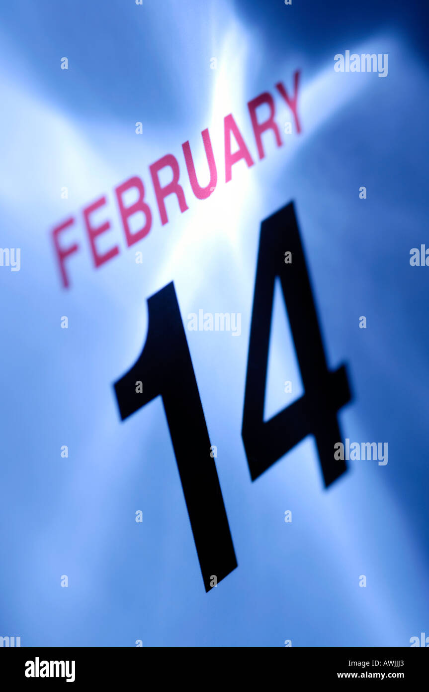 Valentines Day February 14th Stock Photo - Alamy