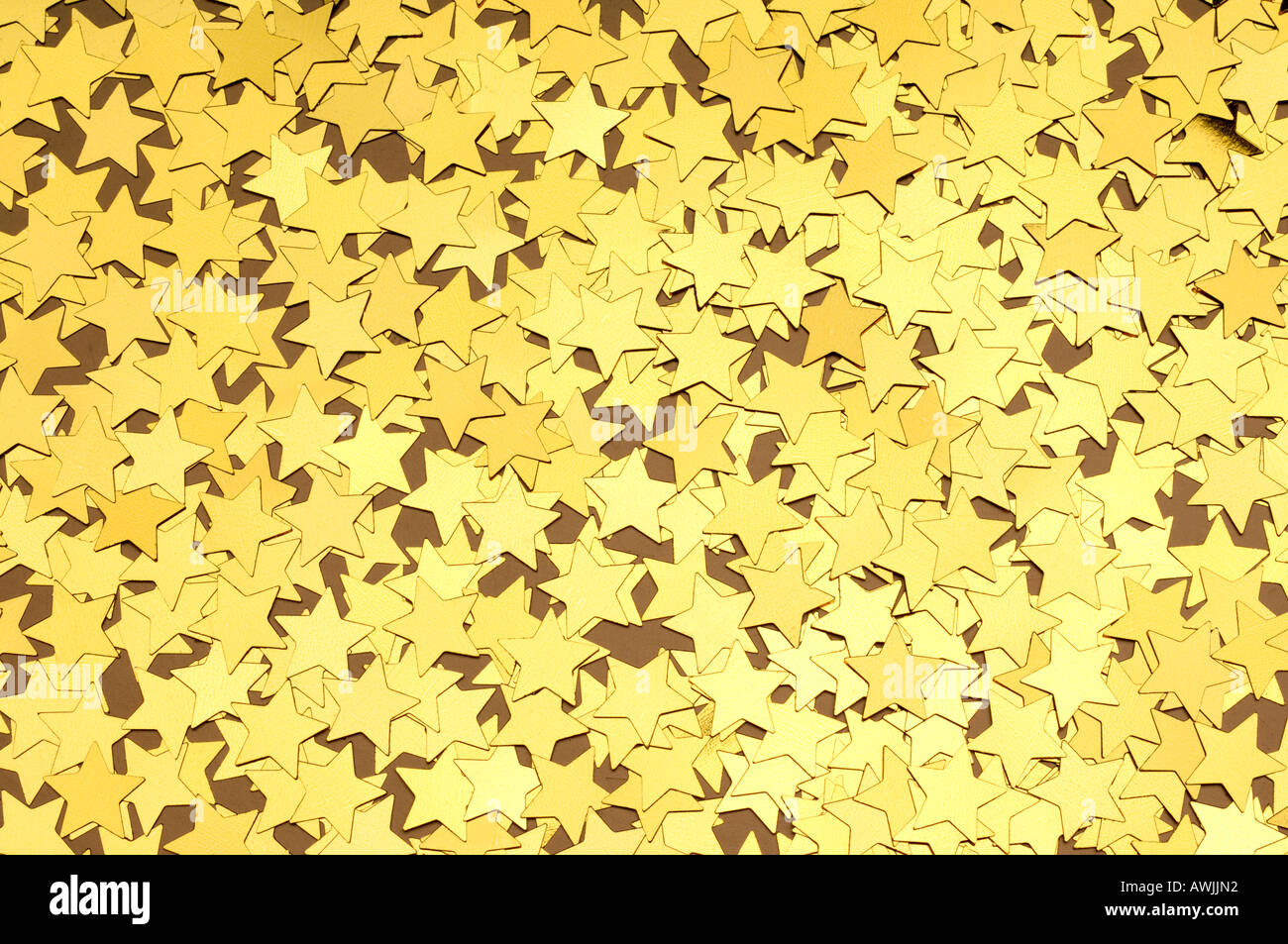 Metallic gold stars Stock Photo - Alamy