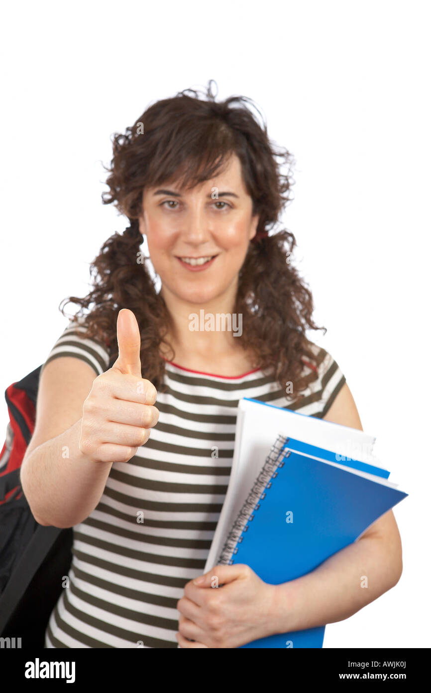 Backpack teenager Cut Out Stock Images & Pictures - Alamy