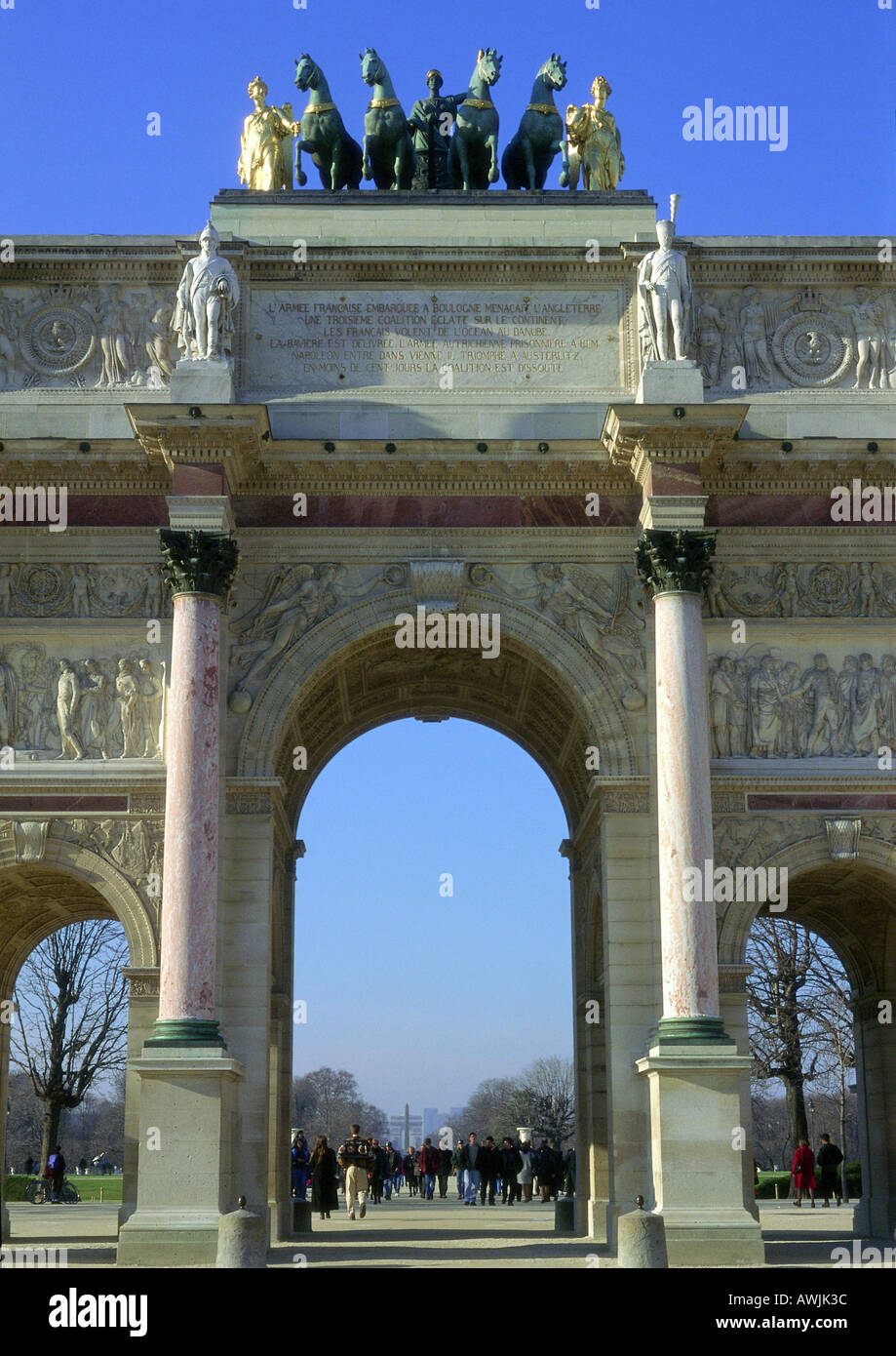 Place du carrousel horse hi-res stock photography and images - Alamy