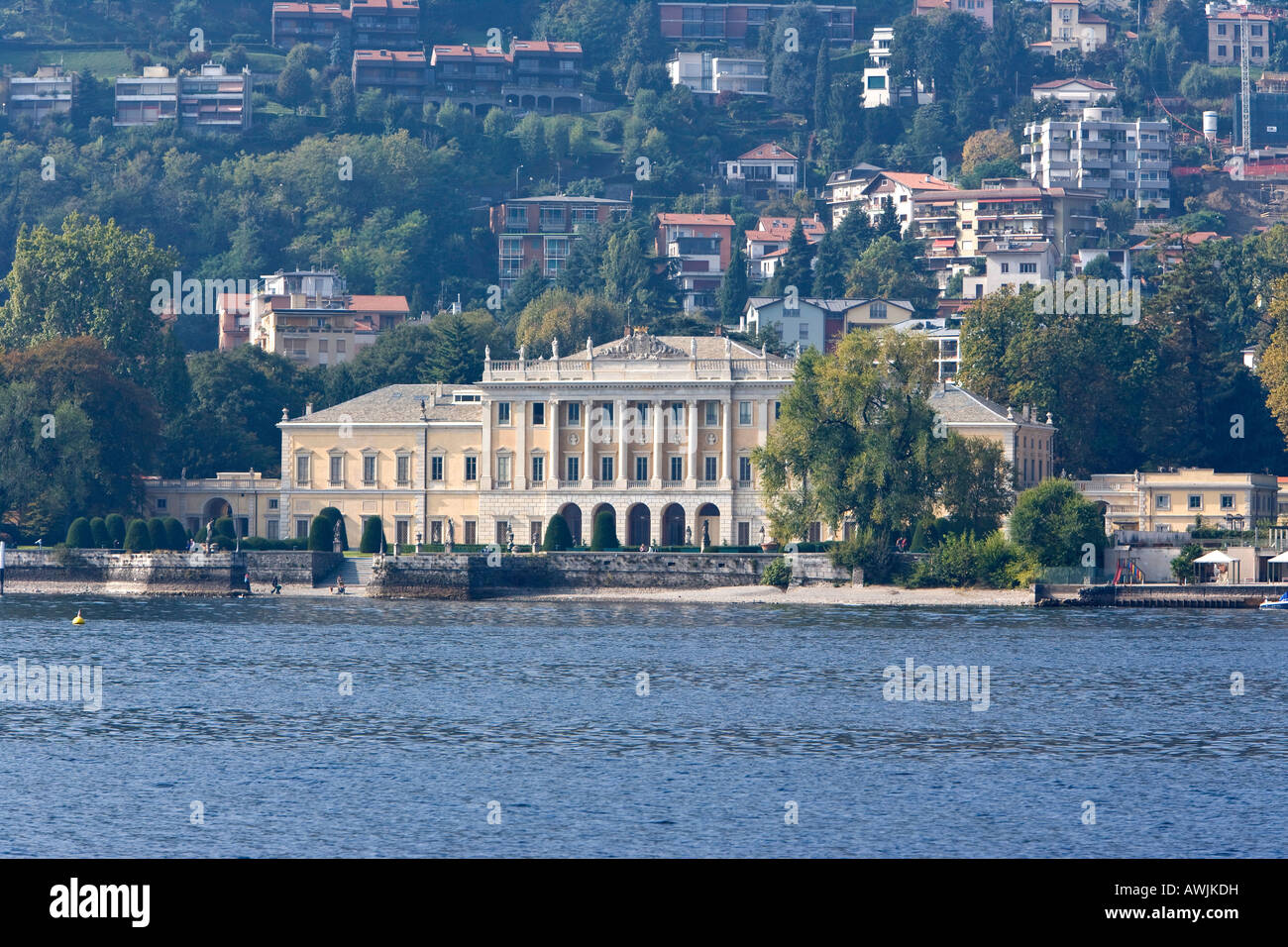 Villa Olmo Lake Como Italy Stock Photo - Alamy