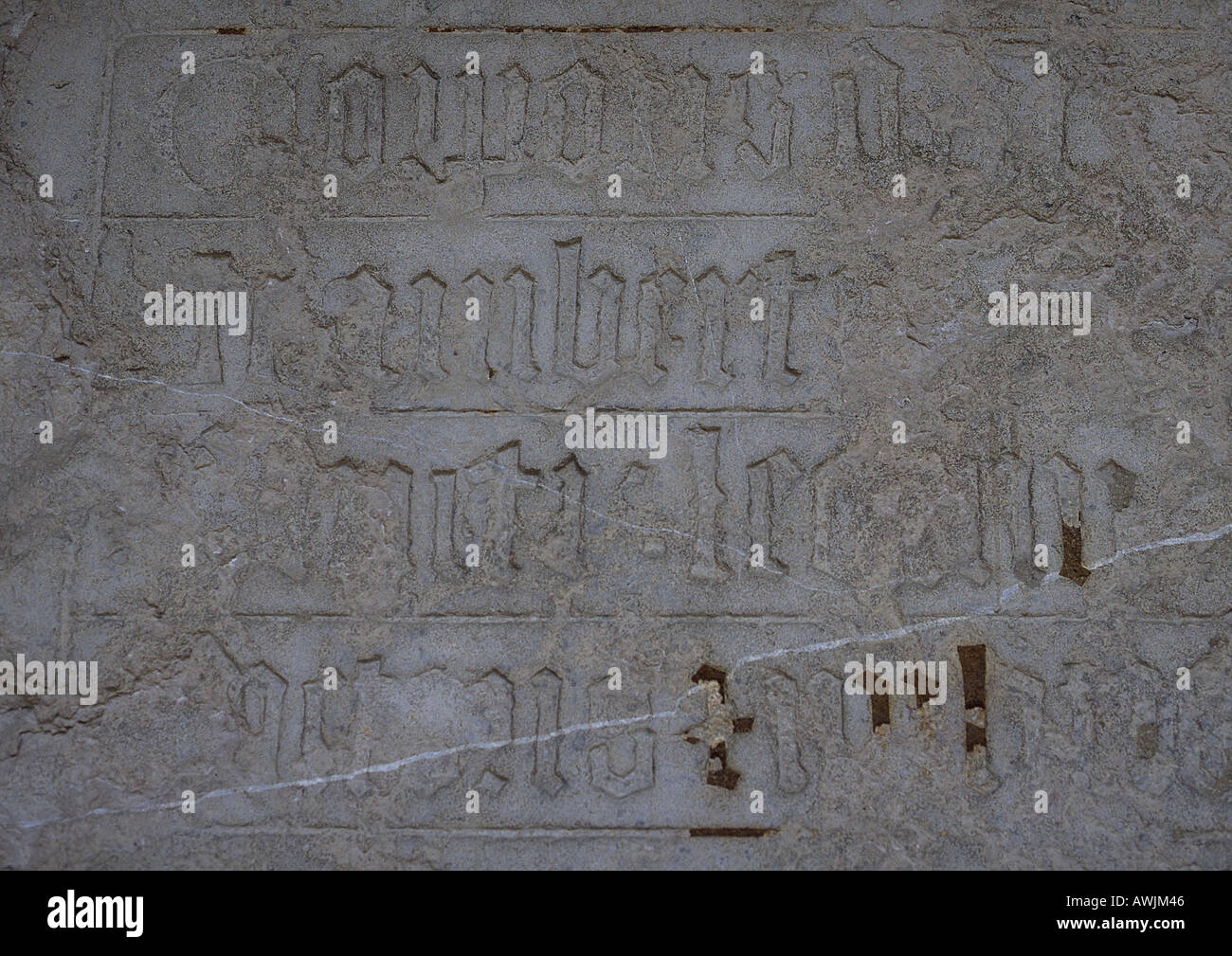 Gothic writing hi-res stock photography and images - Alamy